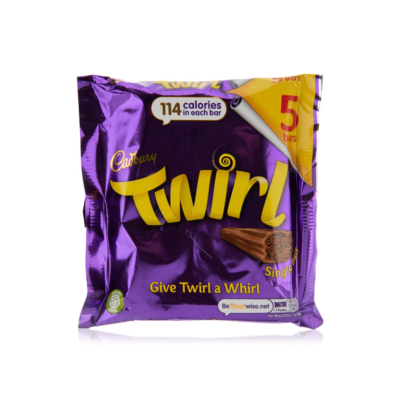 Cadbury Twirl Chocolate Bar x 5 - Spinneys UAE