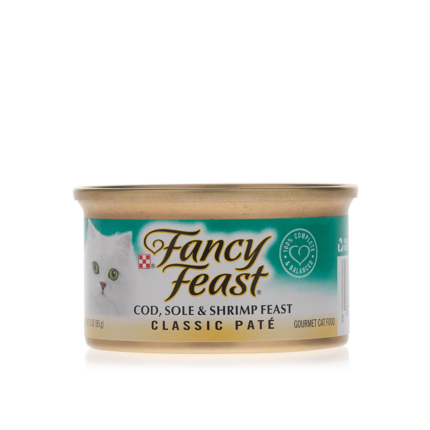 Fancy Feast classic cod, sole and shrimp pate cat food 85g - Spinneys UAE