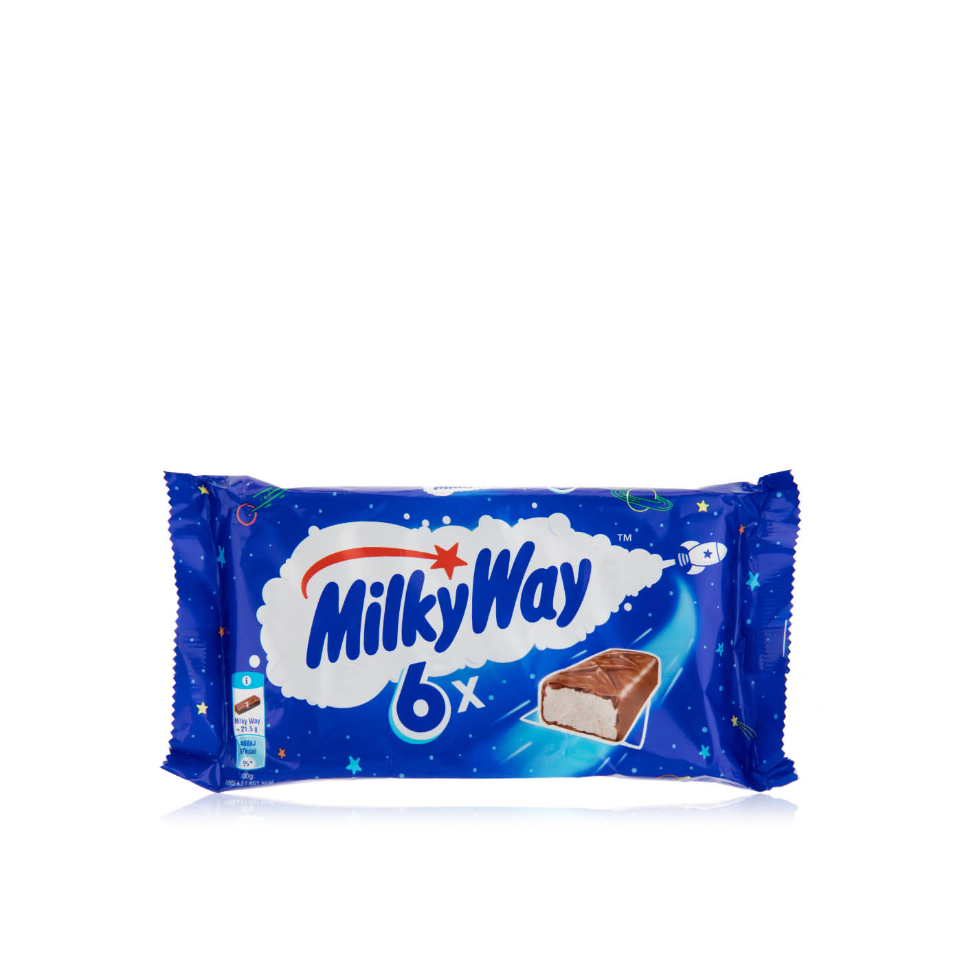 Milky Way Milk Chocolate 21.5g x 6 129g - Spinneys UAE