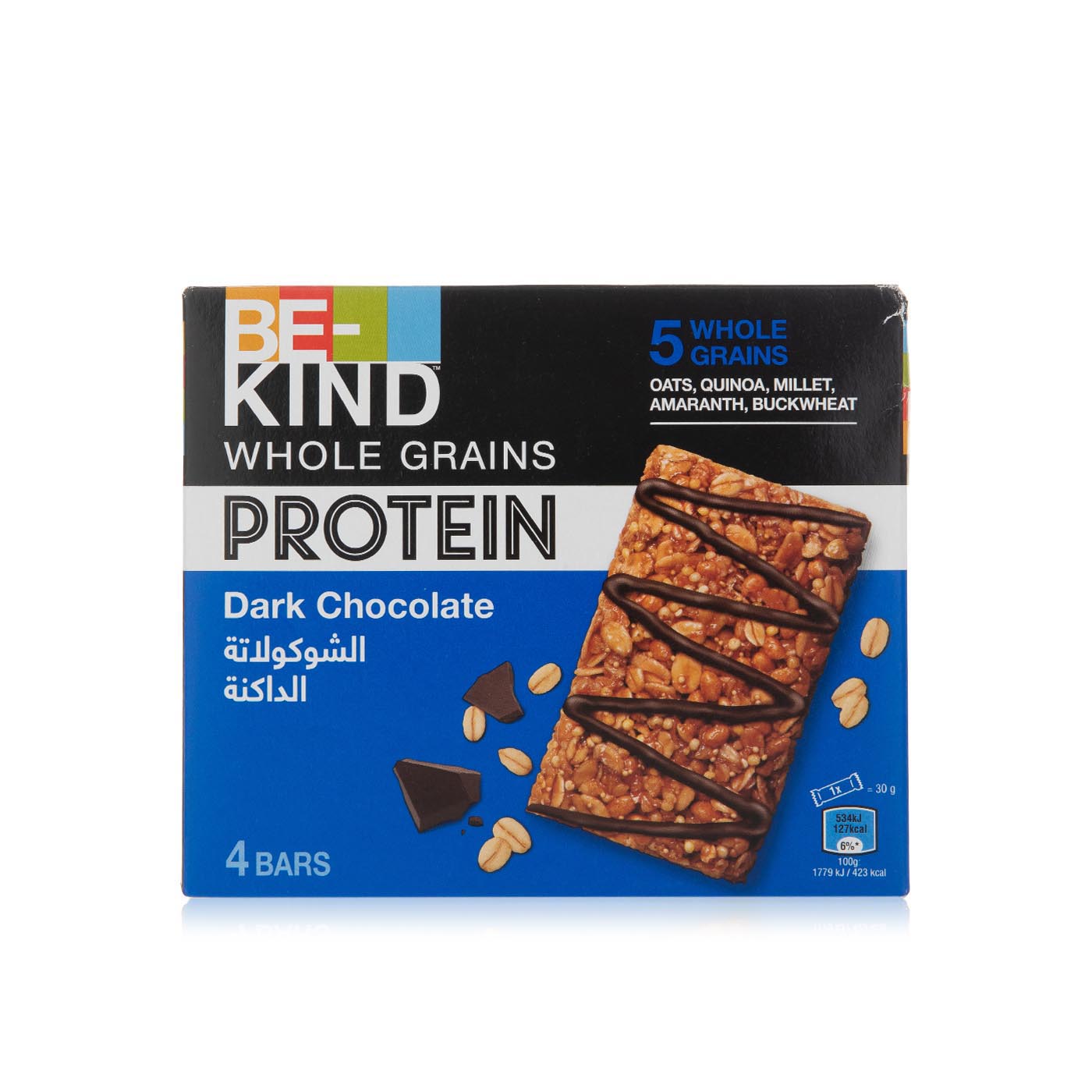 Be Kind Whole Grains Dark Chocolate Protein Bars 30g x 4 - Spinneys UAE