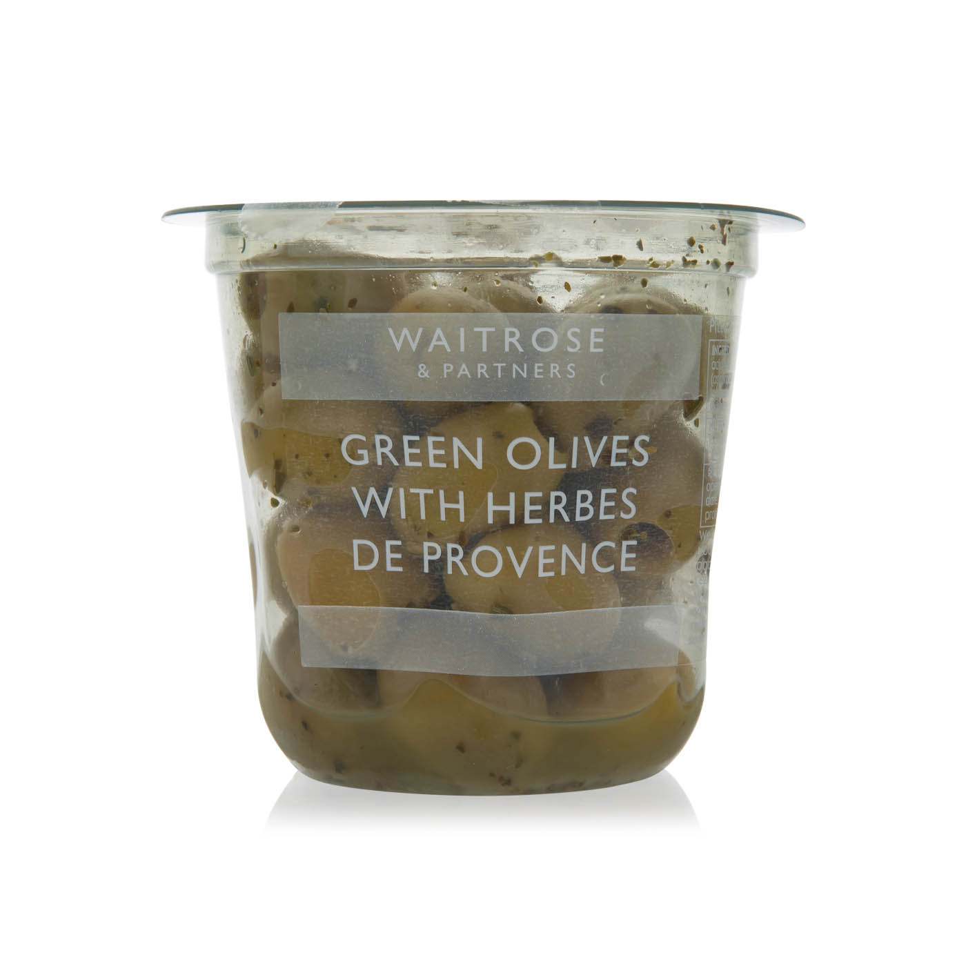 Waitrose Green Olives with Herbes De Provence 180g - Spinneys UAE