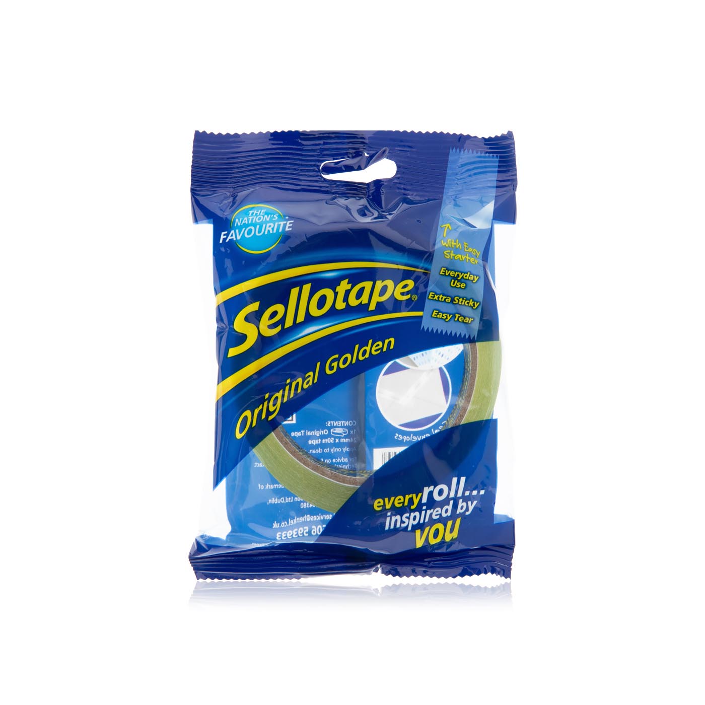 Sellotape Original Golden Tape Roll 24 x 50m - Spinneys UAE