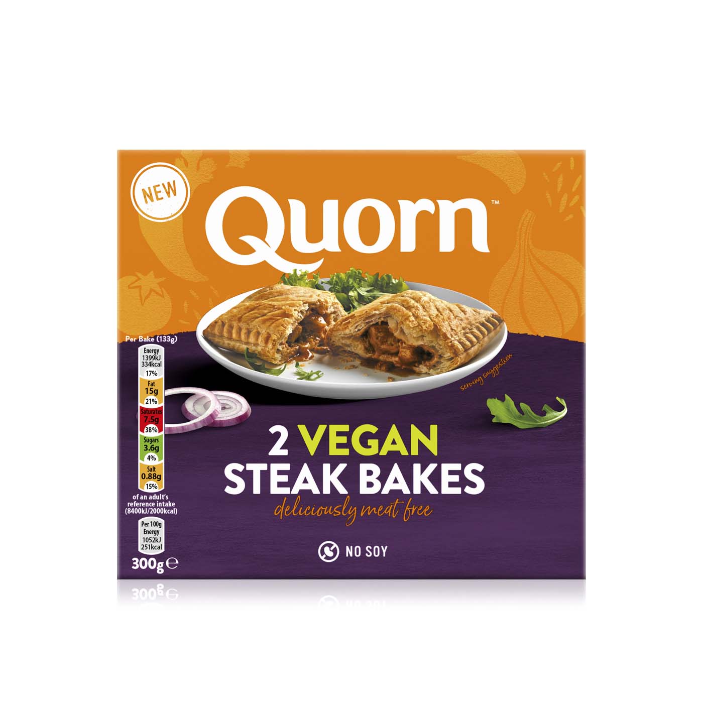 Quorn Frozen Vegan Steak Bakes 300G - Spinneys UAE
