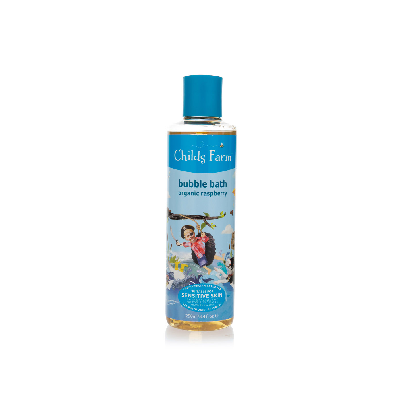Childs Farm Organic Raspberry Bubble Bath for Sensitive Skin 250ml ...