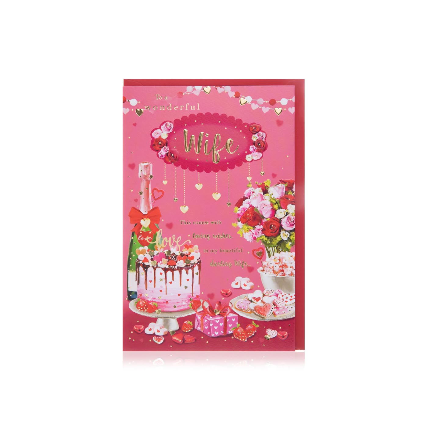 Icg Cards to a Wonderful Wife Valentine's Card - Spinneys UAE