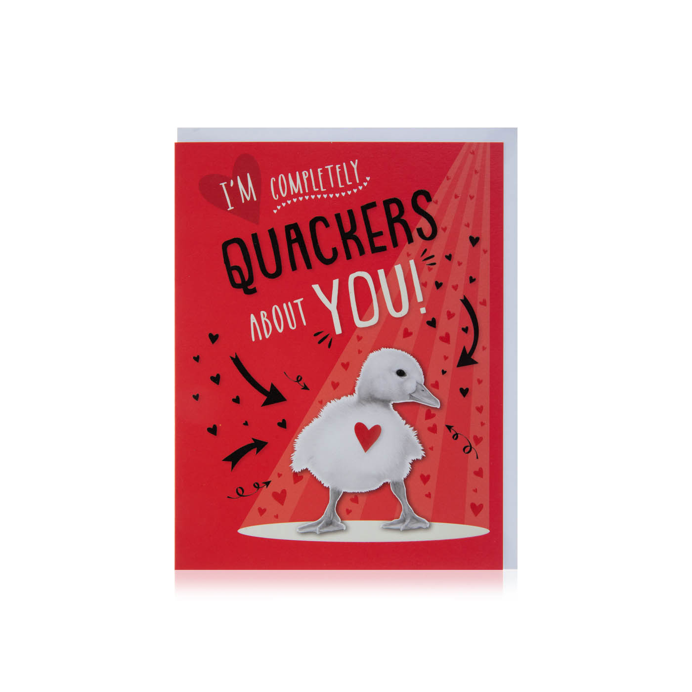 Picadilly I am completely quackers about you Valentine's day card ...