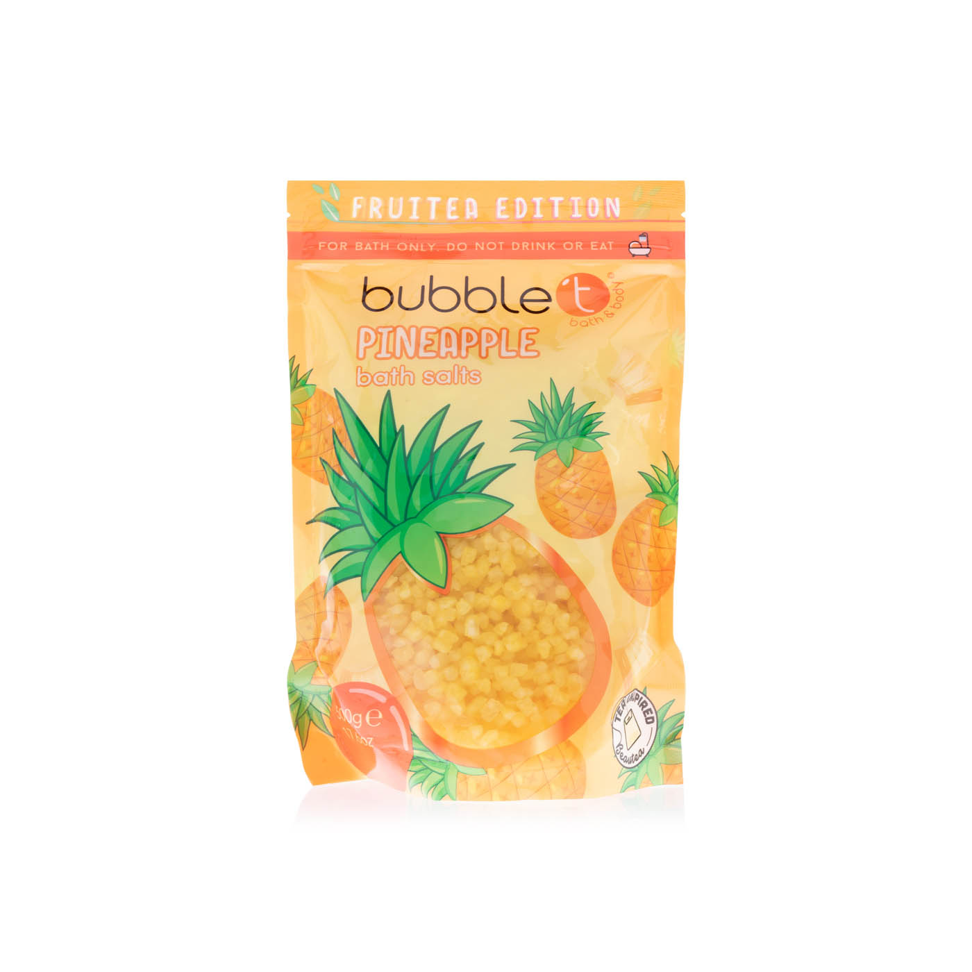 Bubble T Fruitea Relaxing Pineapple Bath Salts 500g - Spinneys UAE