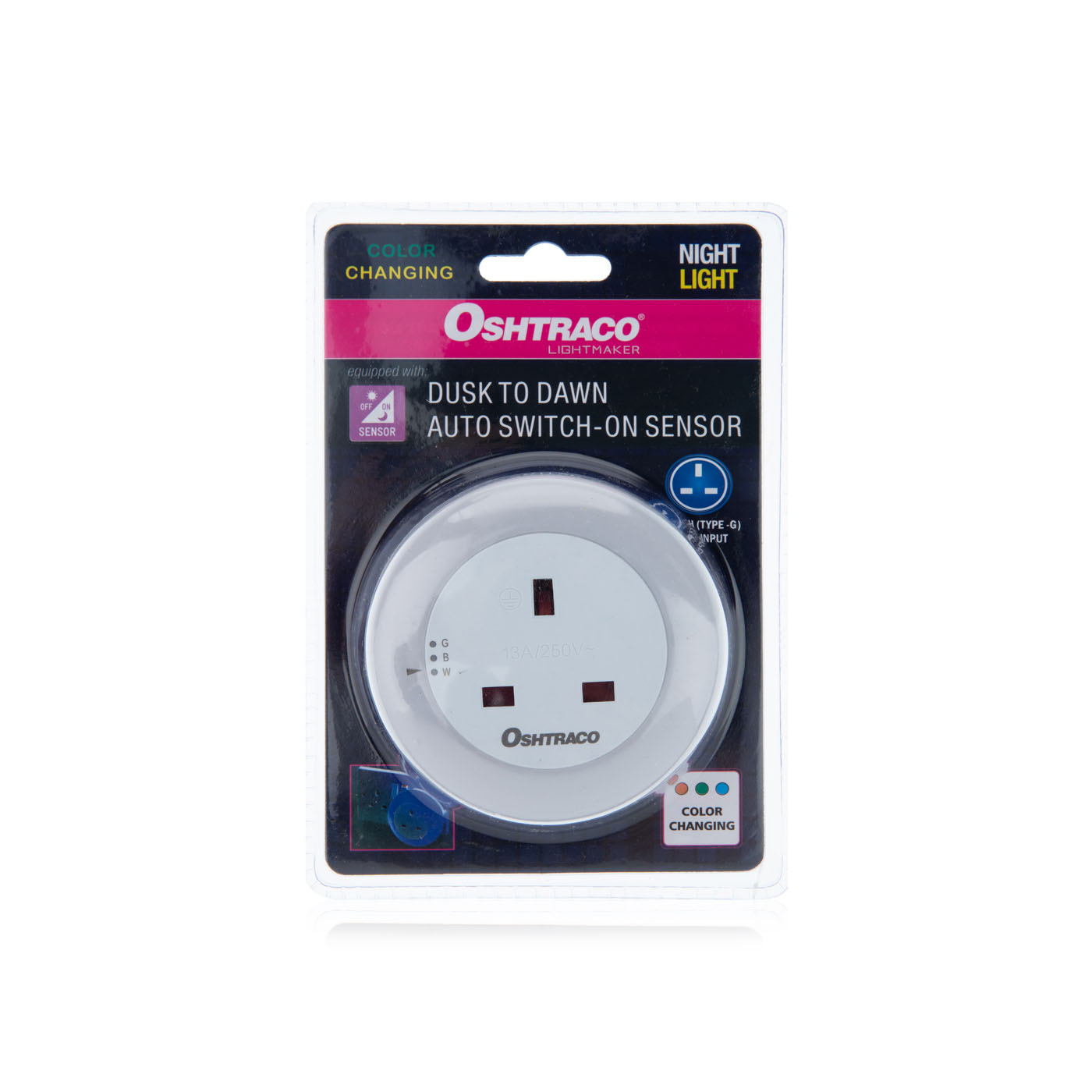 Oshtraco Combined Night Light and Power Socket - Spinneys UAE