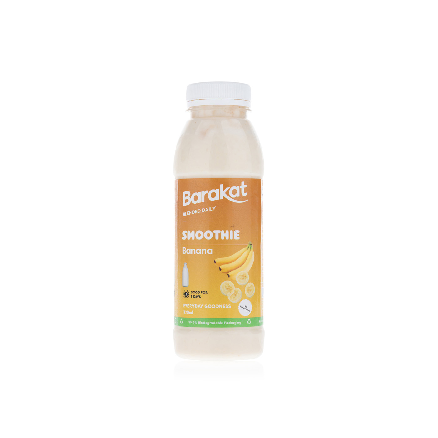 Barakat Banana Smoothie 330ml - Spinneys UAE