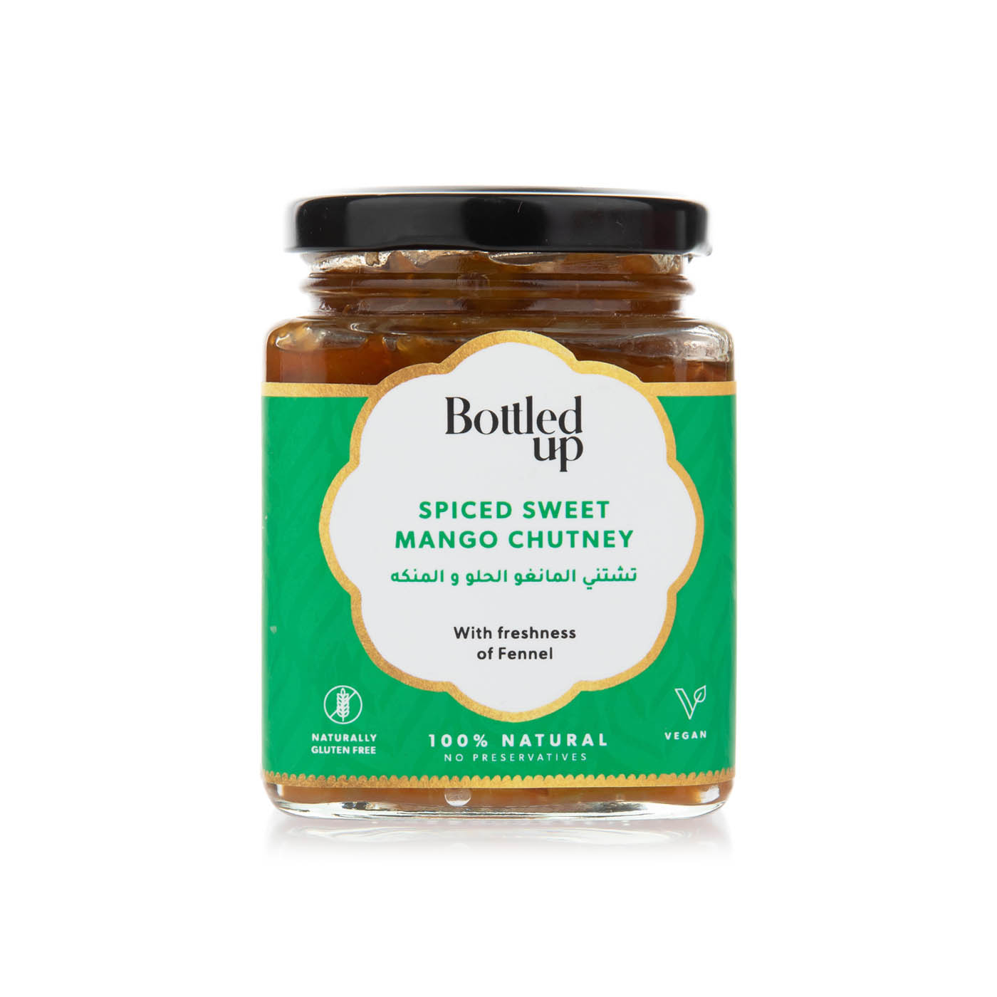 Bottled Up spiced sweet mango chutney 300g - Spinneys United Arab Emirates
