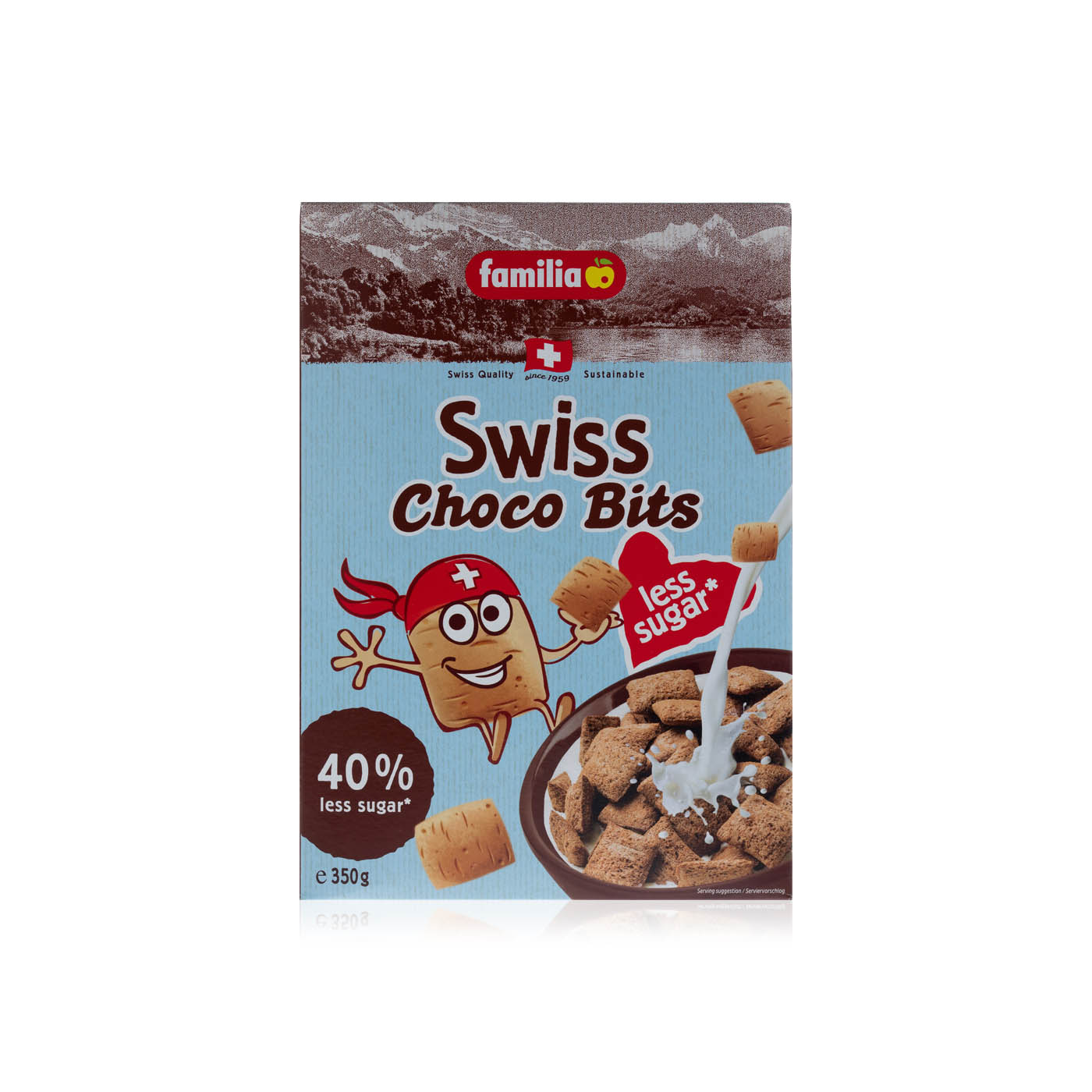 Familia Swiss Choco Bits Cereal with Less Sugar 350g - Spinneys UAE