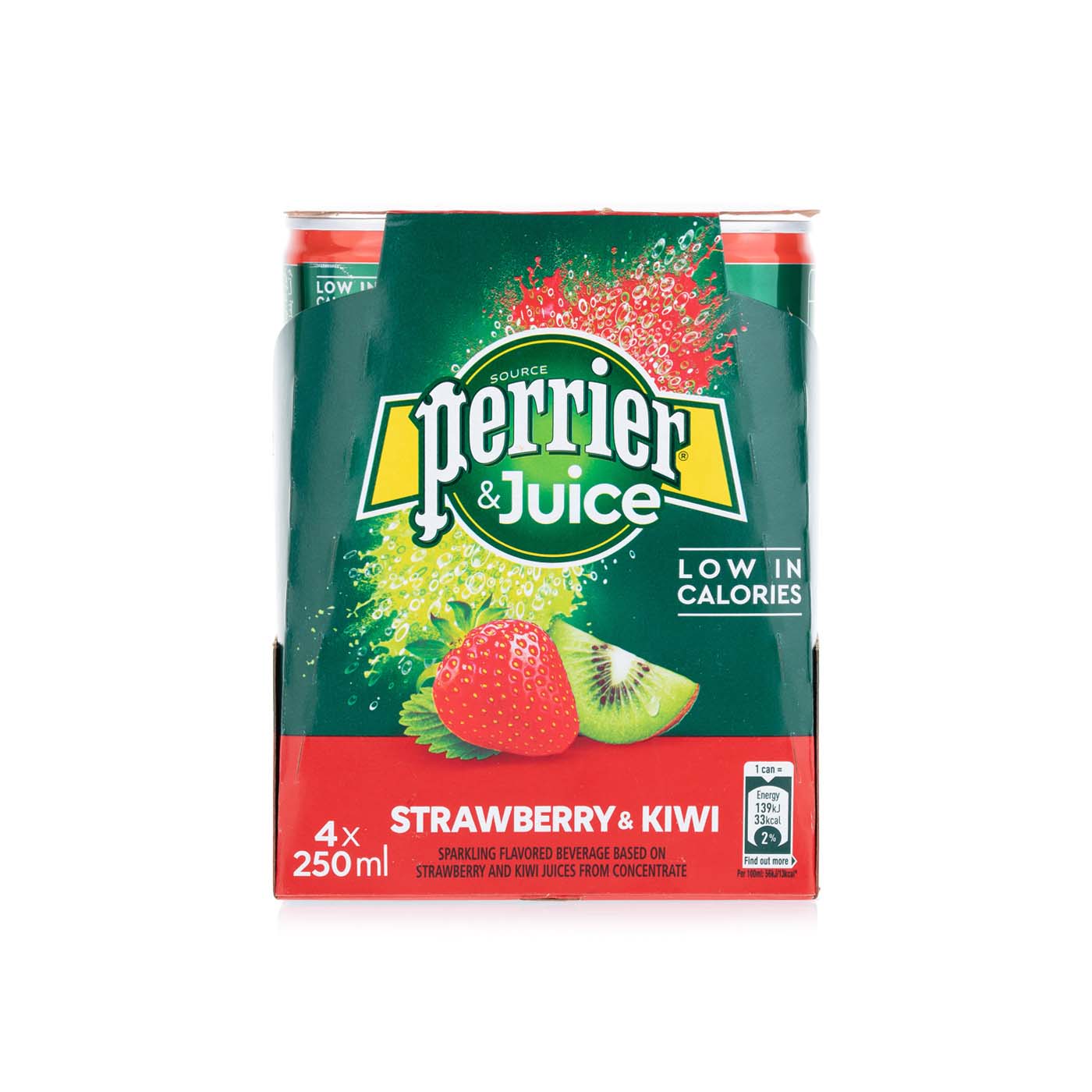 Perrier and Juice Strawberry and Kiwi 250ml - Spinneys United Arab Emirates