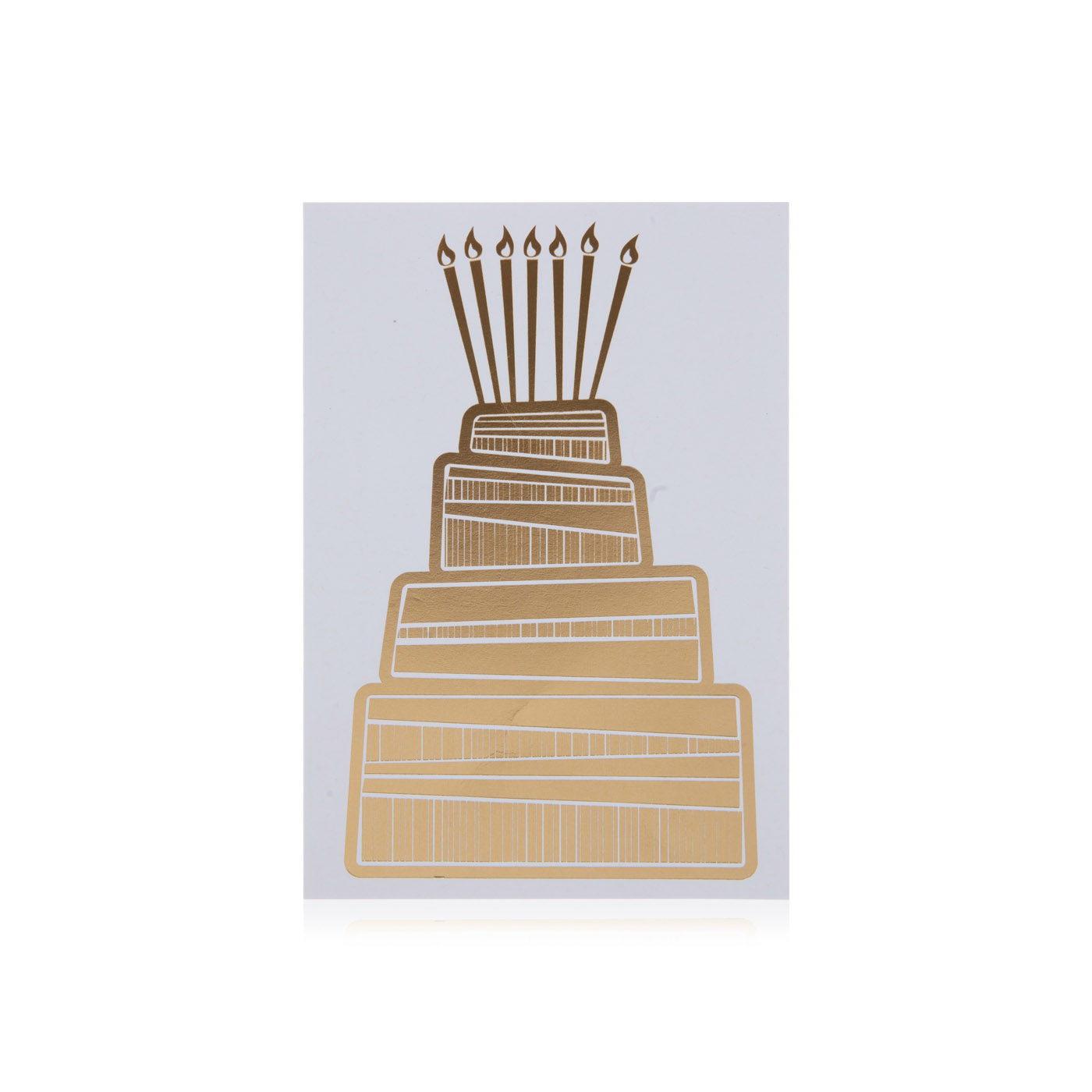 Bumble & Mouse Birthday Cake Foil Card - Spinneys United Arab Emirates