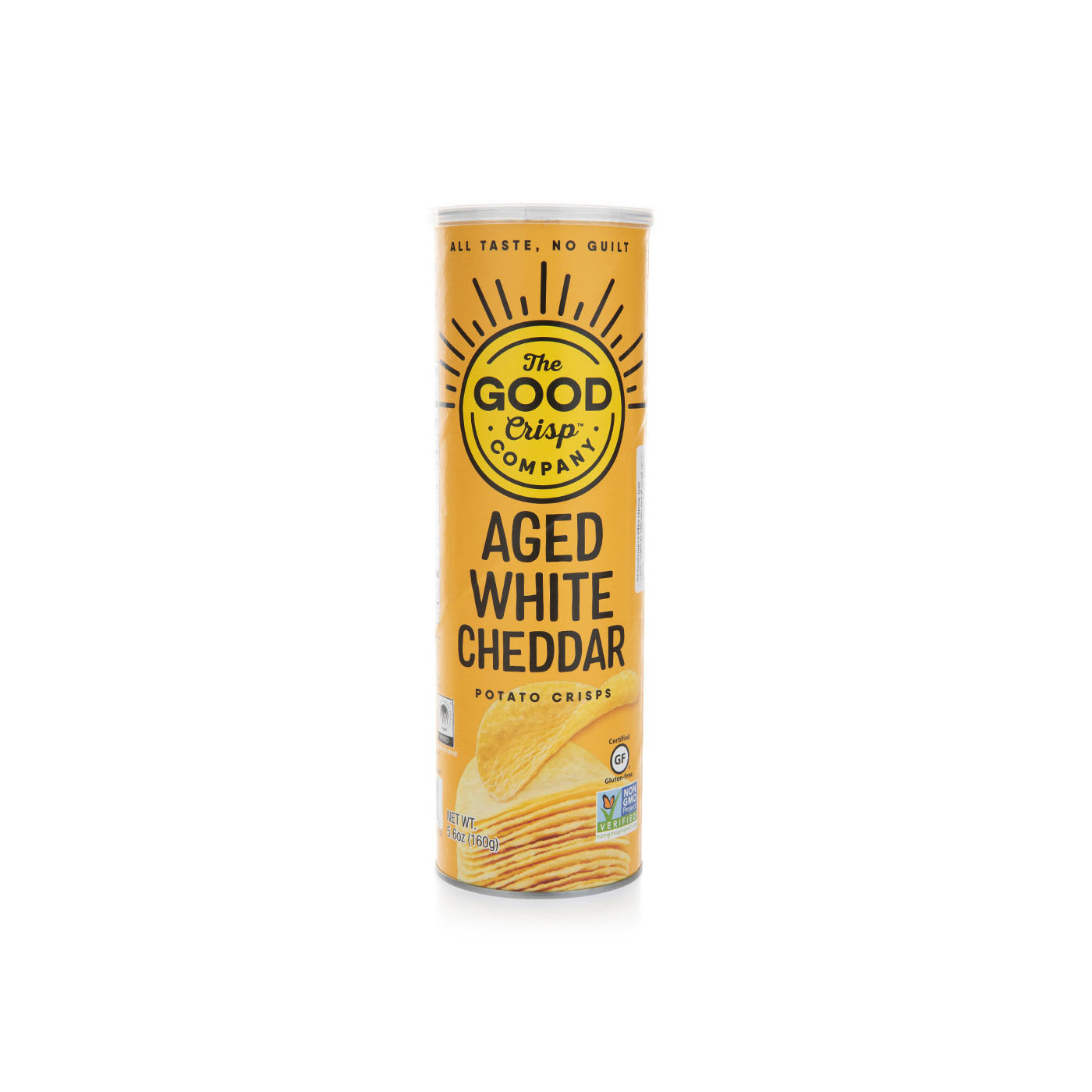 The Good Crisp Company Aged White Cheddar Crisps 160g - Spinneys UAE