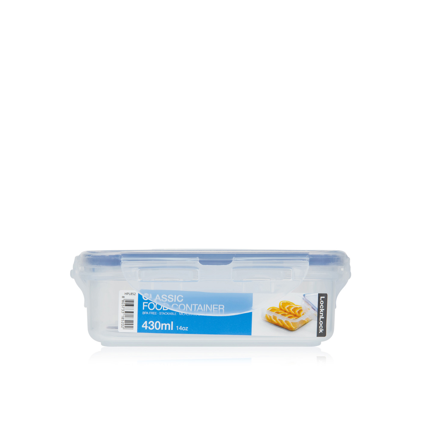 Lock & Lock Food Container Square Hpl852 430ml - Spinneys UAE