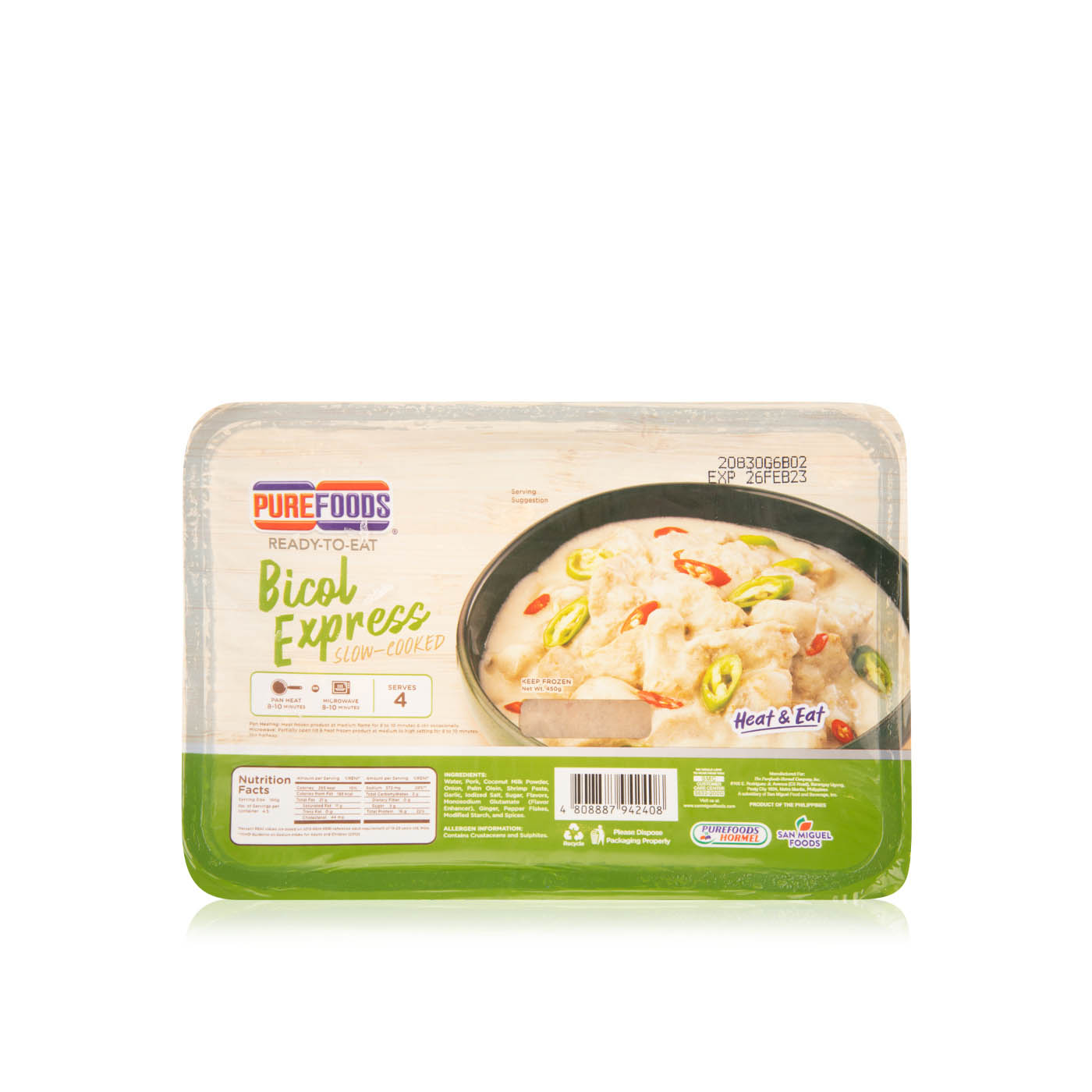 Purefoods Heat and Eat Bicol Express 450g - Spinneys UAE