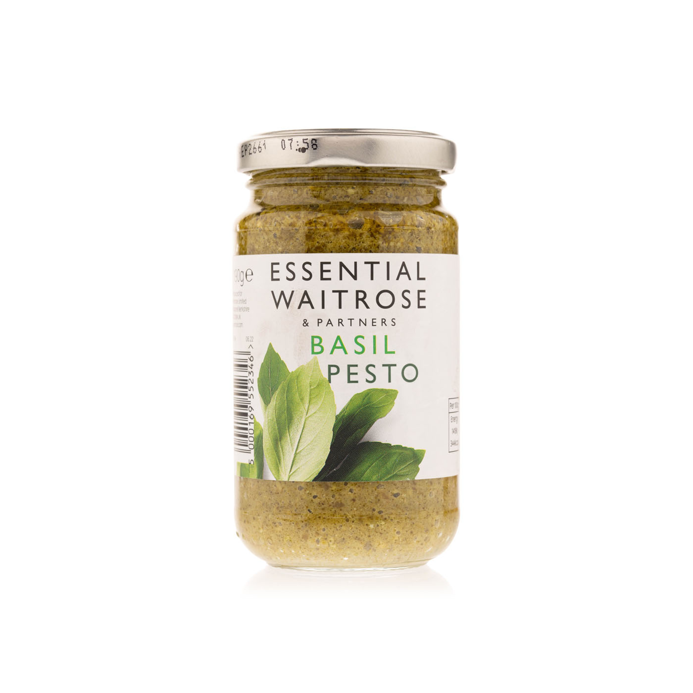 Waitrose Essential Basil Pesto 190g - Spinneys UAE
