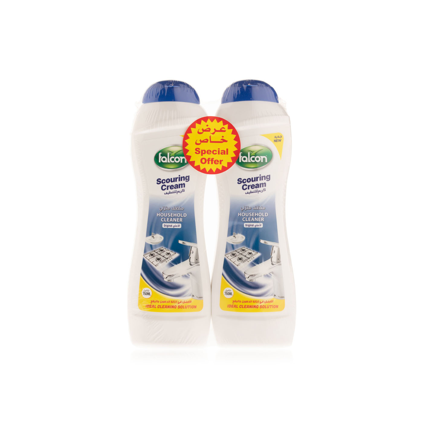 Falcon Scouring Cream Original 750ml x 2 - Spinneys United Arab Emirates