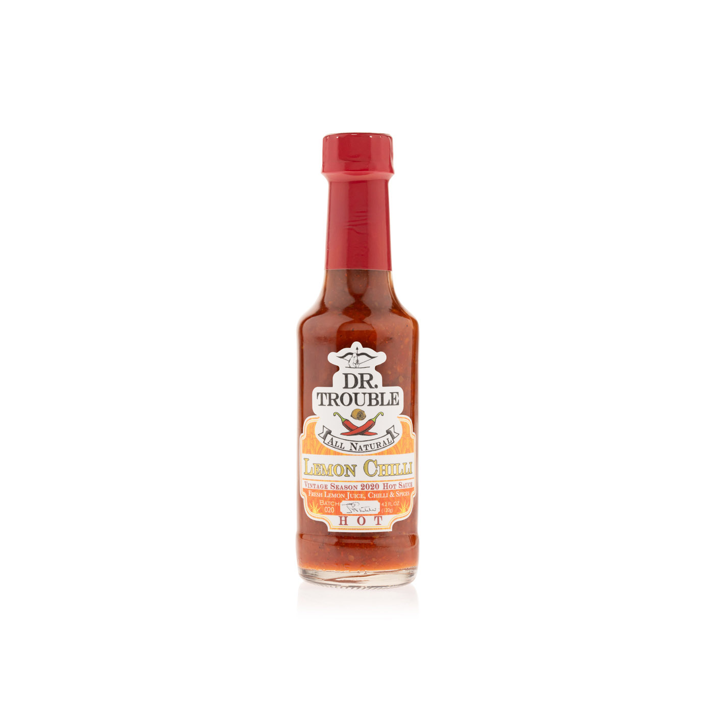Dr Trouble lemon chilli hot sauce 120g - Spinneys UAE
