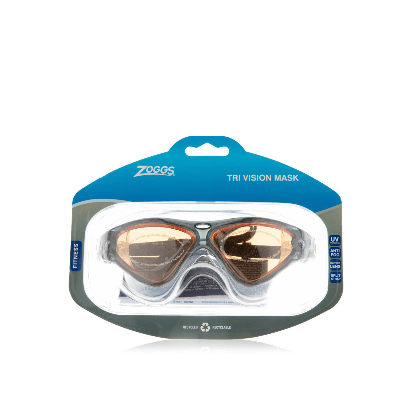 Zoggs tri-vision mask - Black - Spinneys UAE
