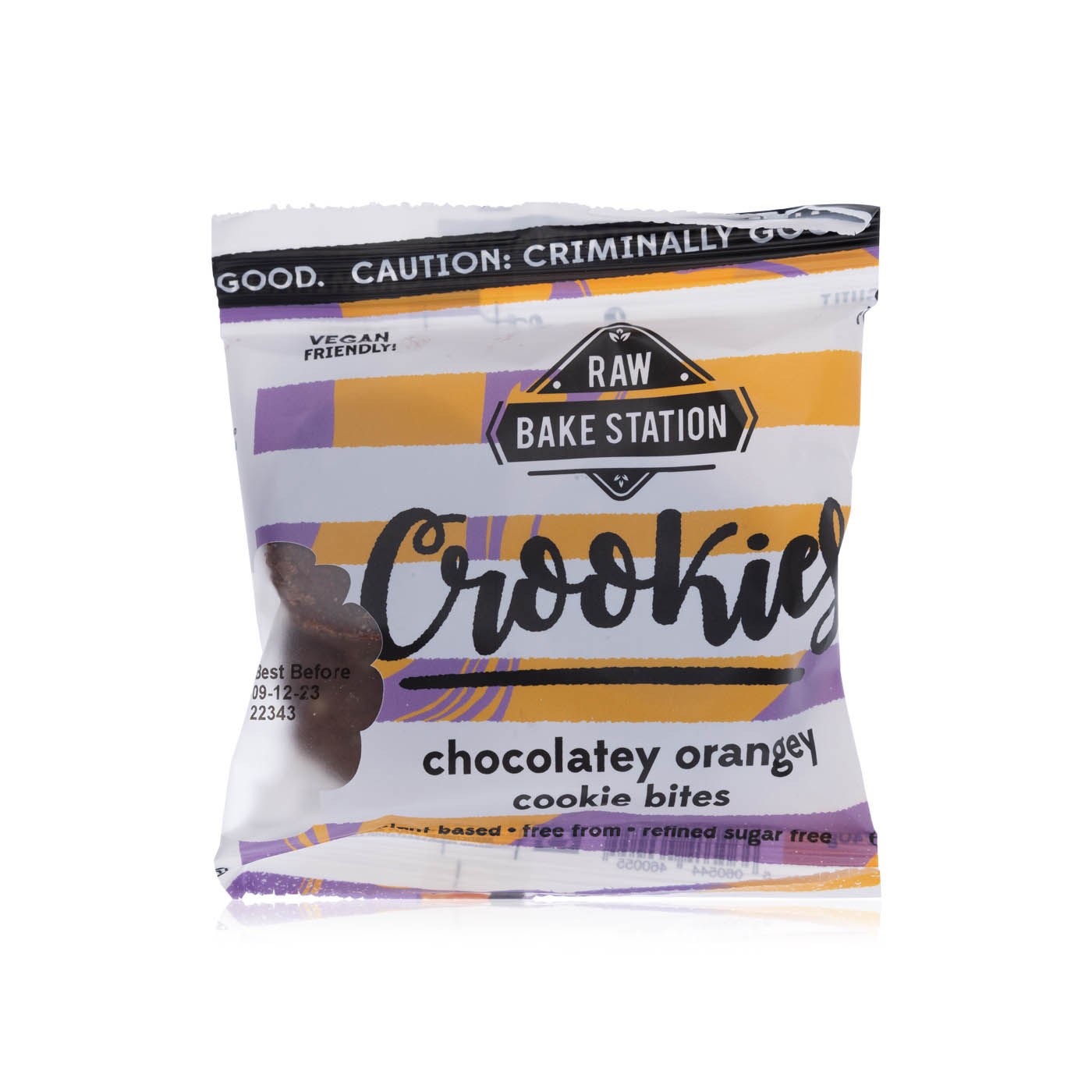 Raw Bake Station Chocolatey and Orangey Cookie Bites 40g - Spinneys UAE