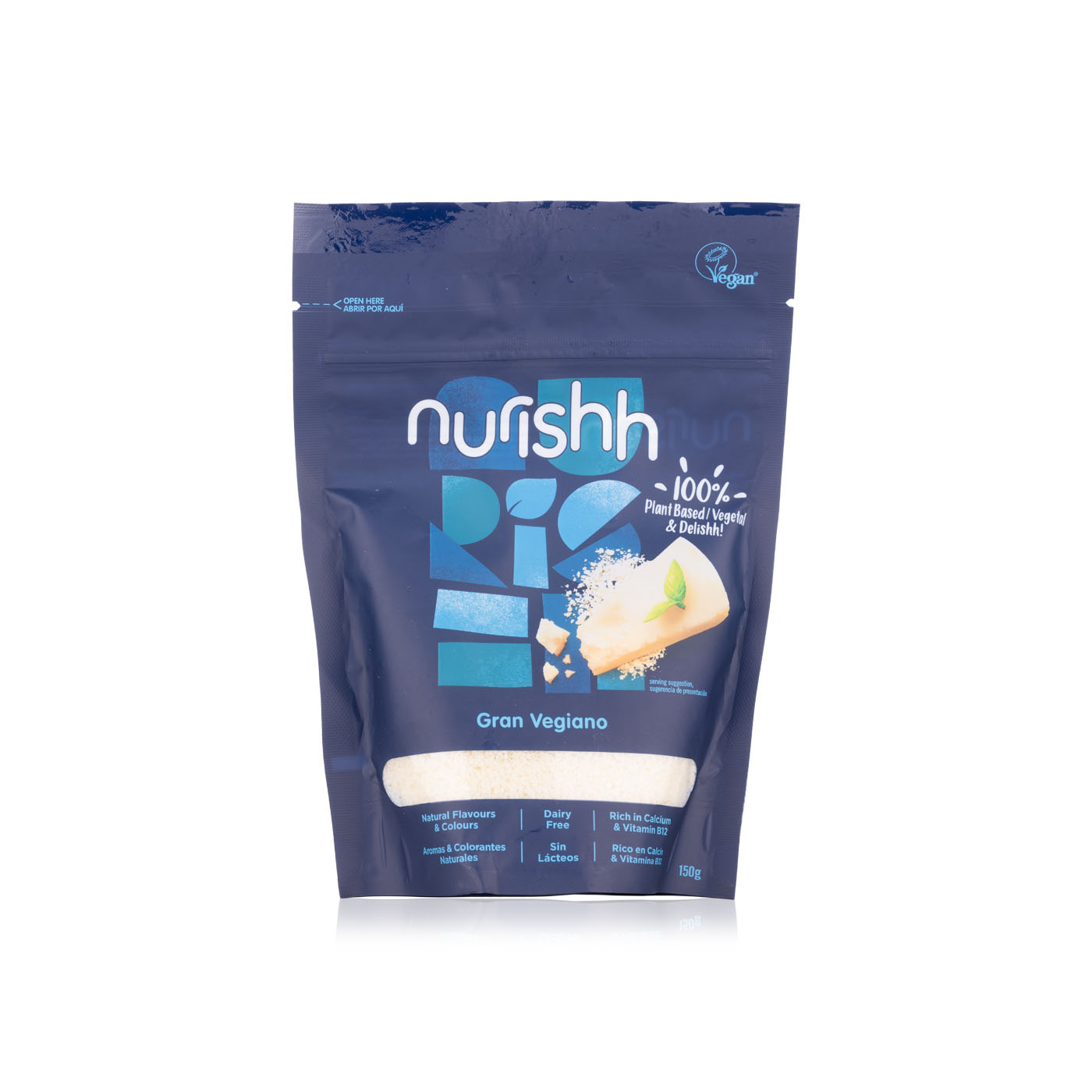 Nurishh Parmesan Style Shreds 150g - Spinneys UAE