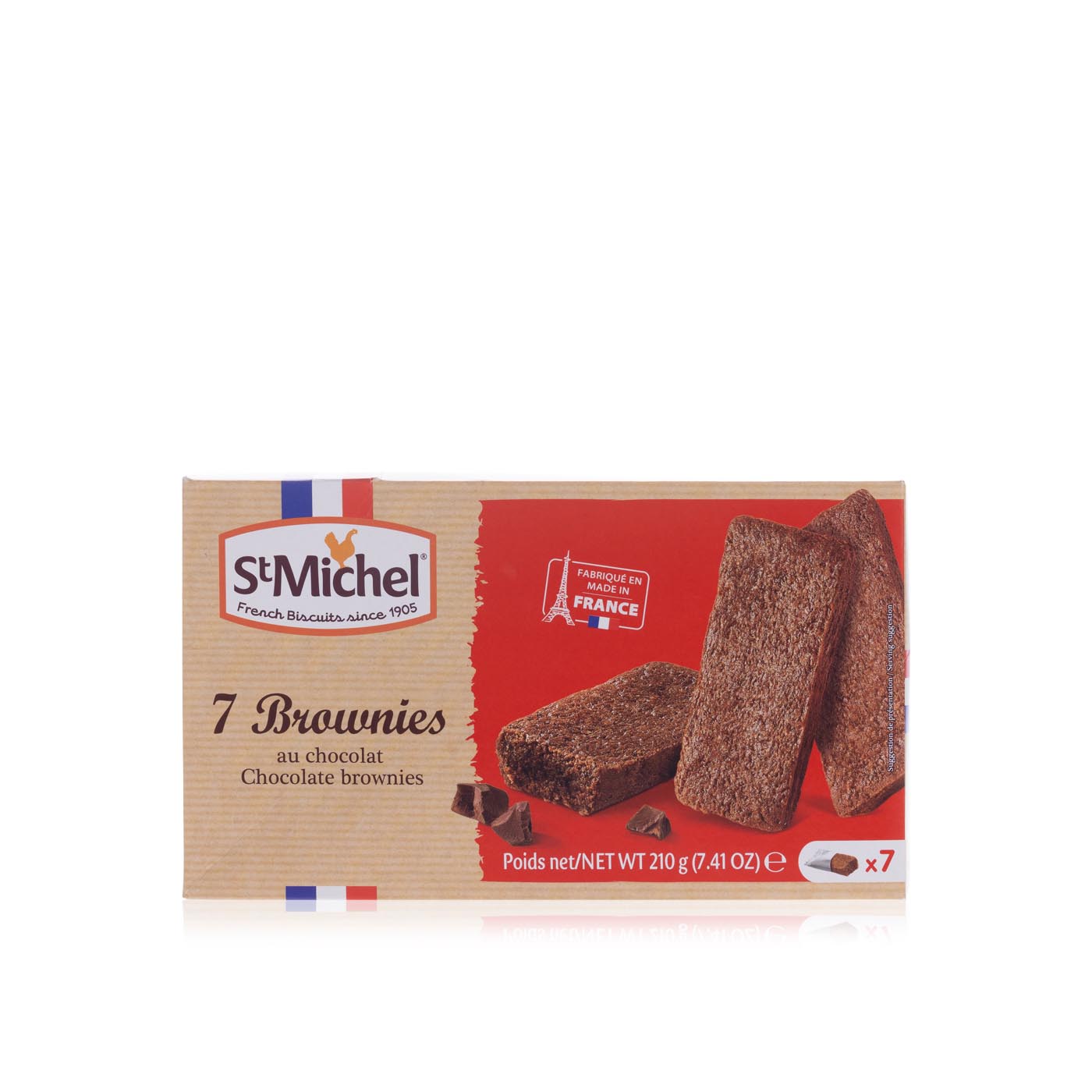 St Michel 7 Chocolate Brownies Individually Wrapped 210g - Spinneys UAE