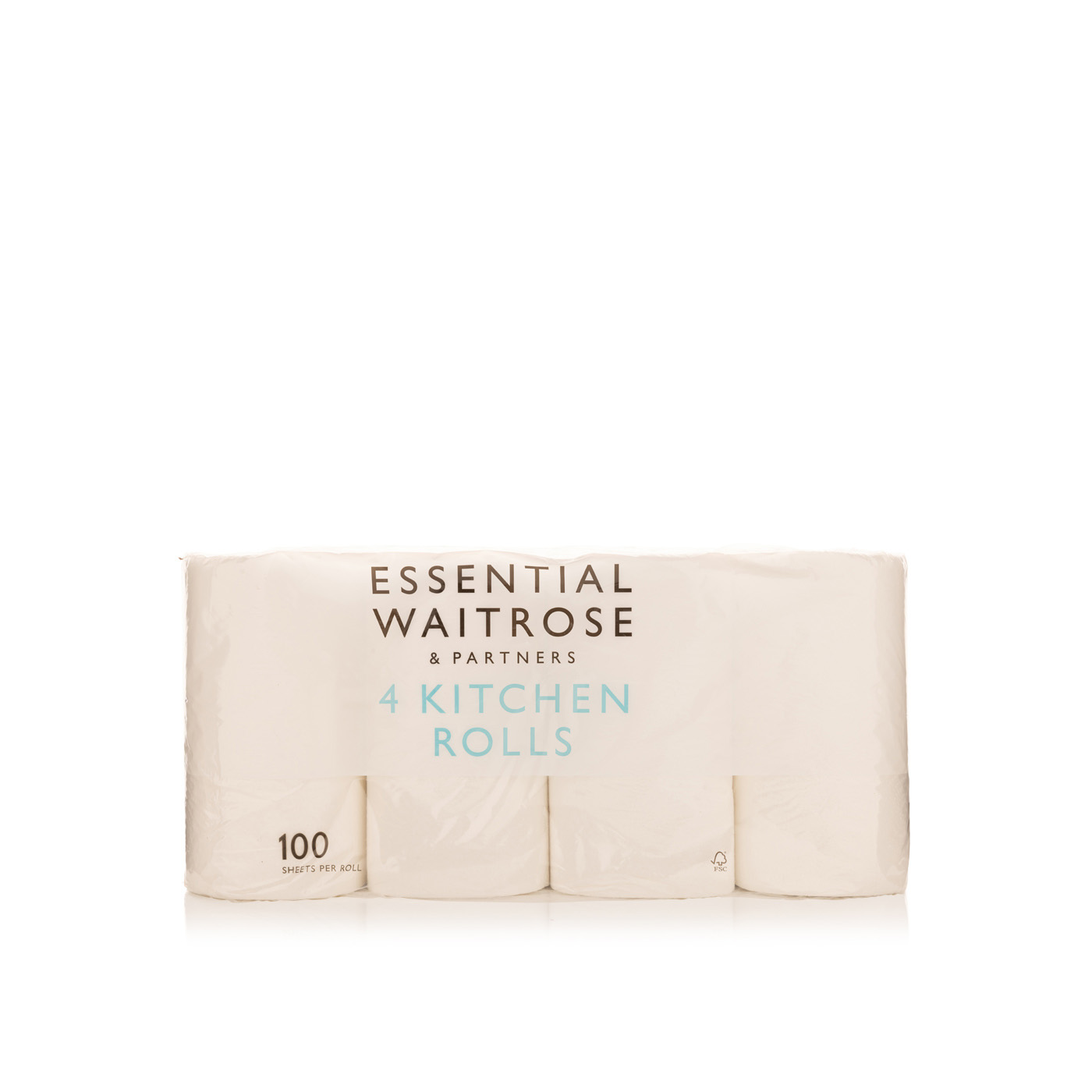 Waitrose Essential Extra Length Kitchen Towels 4 Rolls - Spinneys UAE