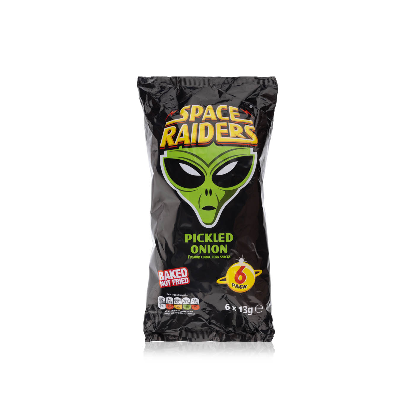 Space Raiders pickled onion crisps 6x13g - Spinneys UAE