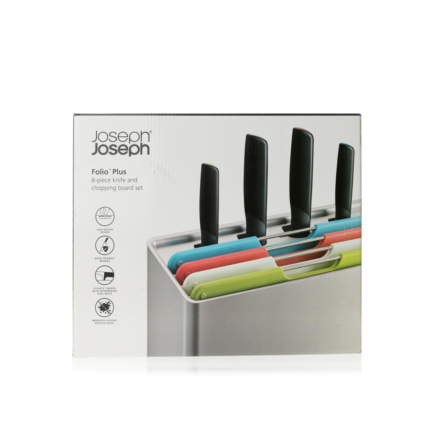 Joseph Joseph Folio Plus 8-Piece Knife and Chopping Board Set ...