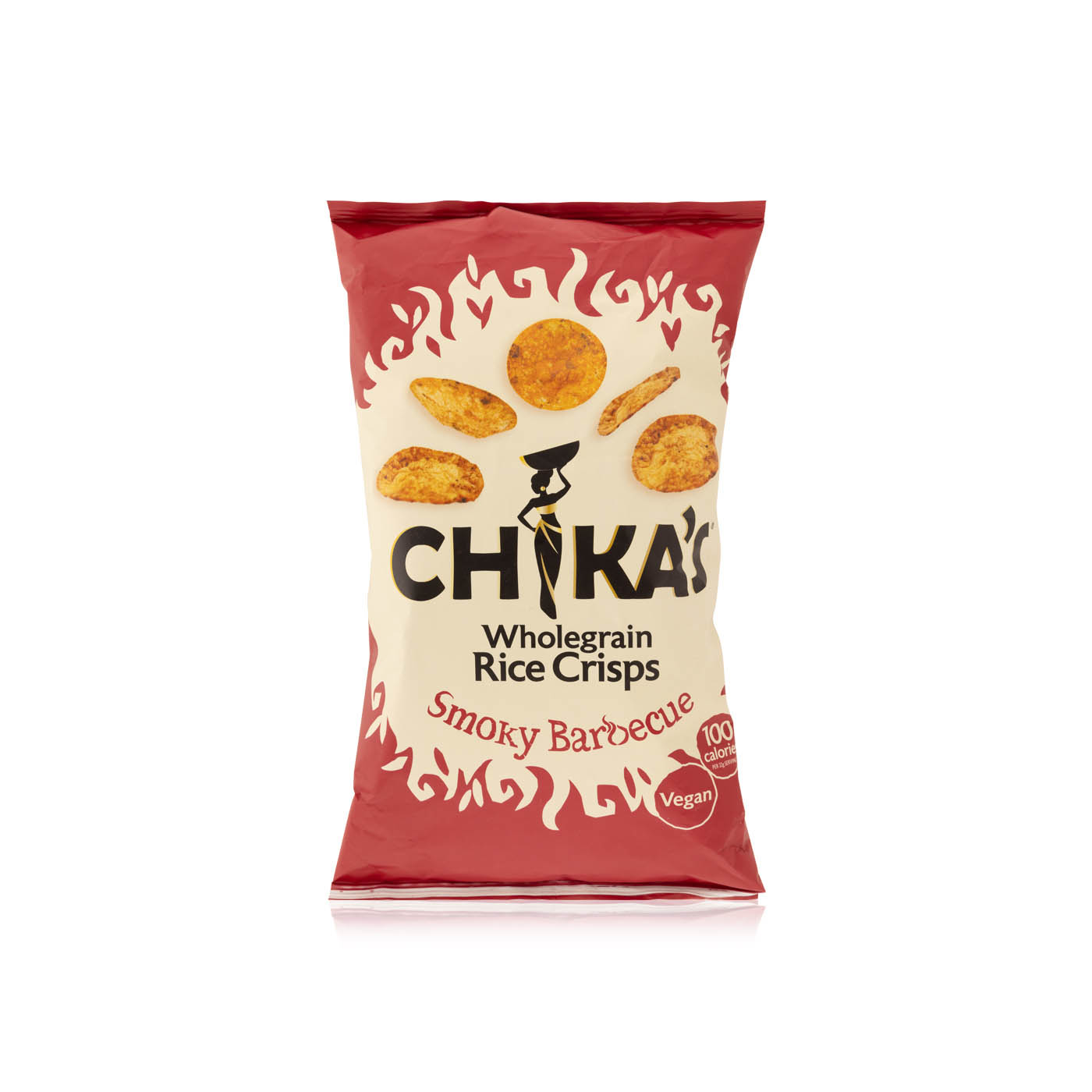 Chika's smoky barbecue rice crisps 85g - Spinneys UAE