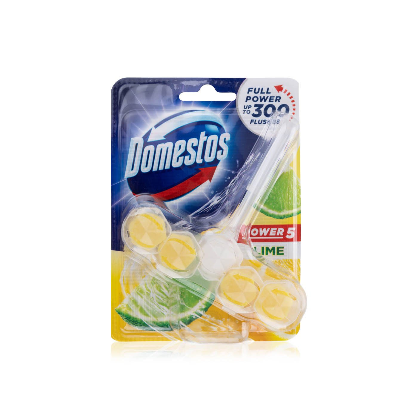 Domestos power 5 rim block lime 55g - Spinneys UAE