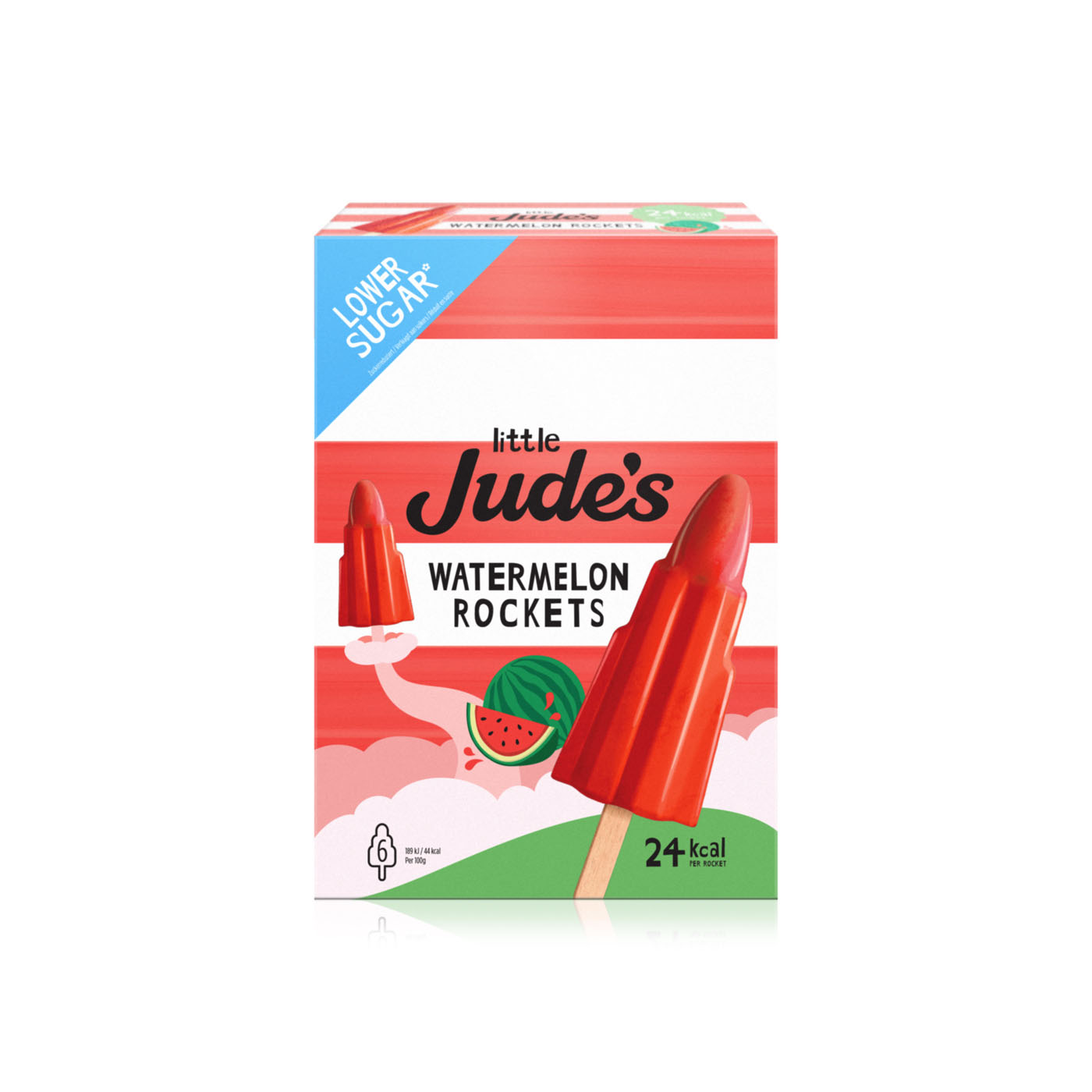 Little Jude's Watermelon Rockets 6 X 55Ml - Spinneys United Arab Emirates