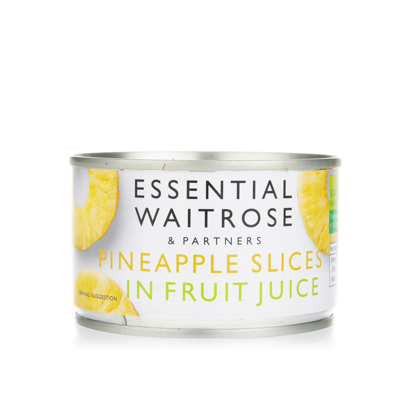 Waitrose Essential Pineapple Slices in Fruit Juice 227g - Spinneys UAE