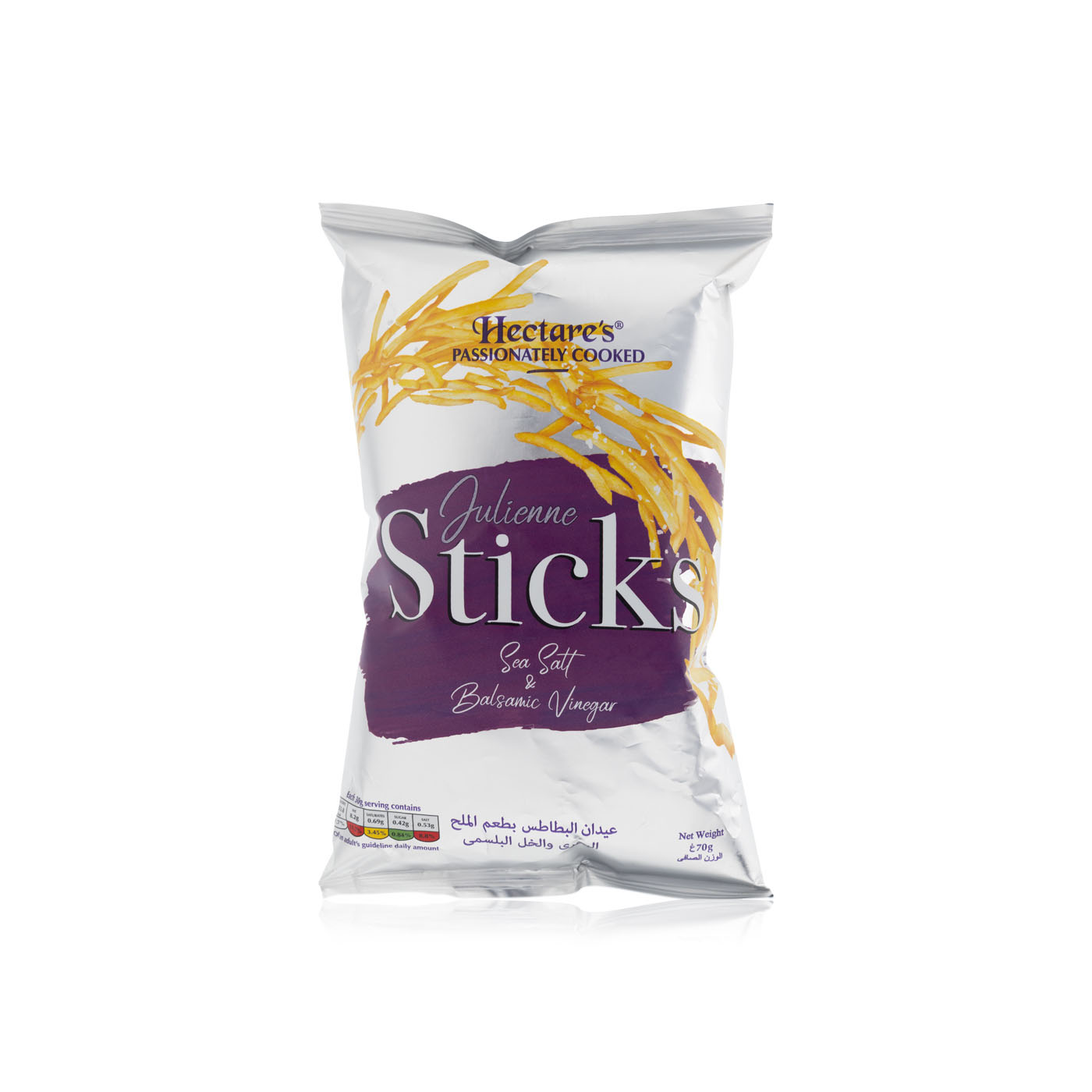 Hectare's Julienne Sea Salt and Vinegar Potato Sticks 70g - Spinneys UAE