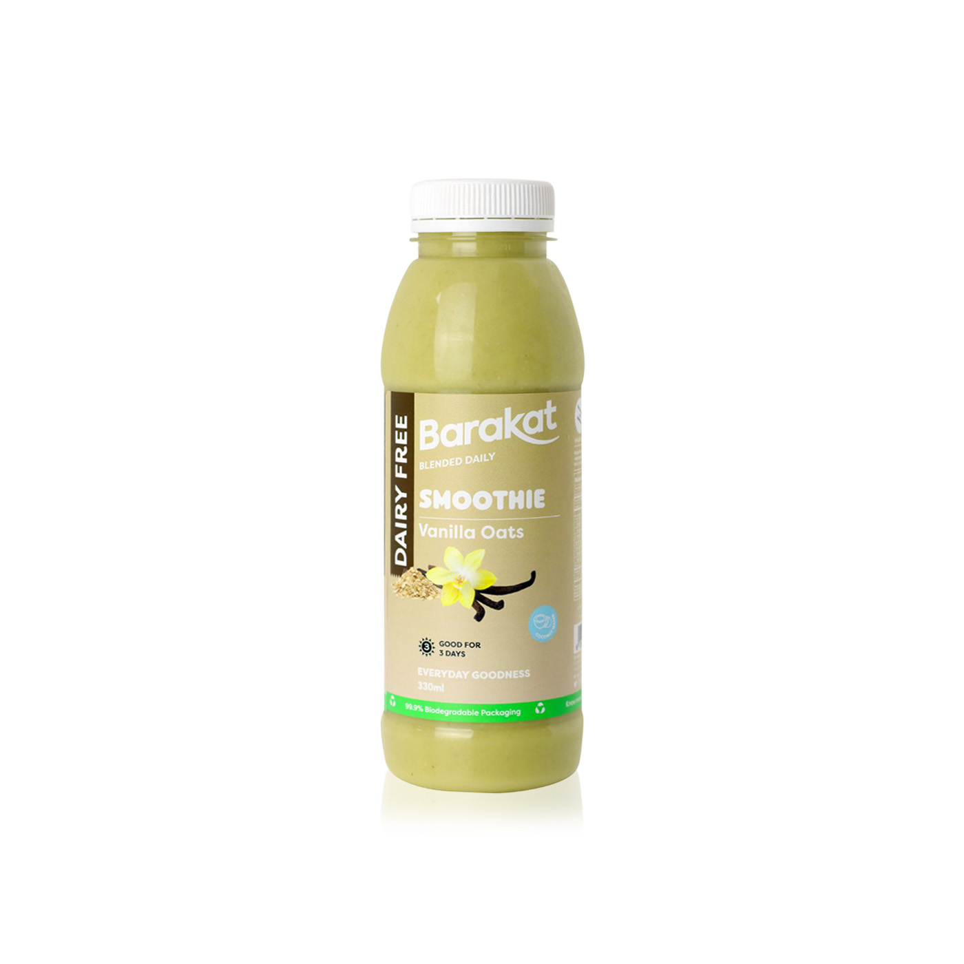 Barakat Vanilla Oats Dairy Free Smoothie 330ml - Spinneys UAE