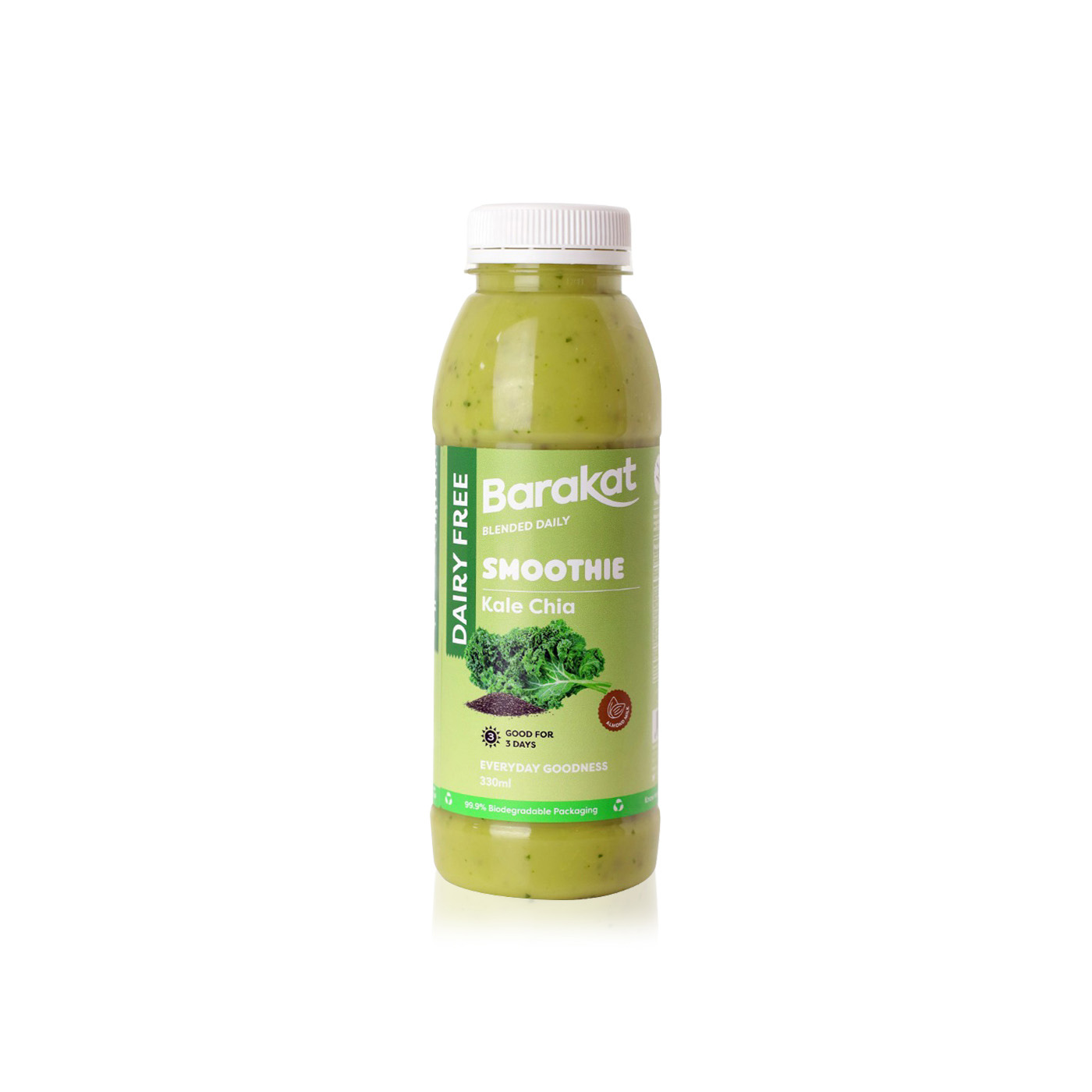 Barakat Kale Chia Dairy Free Smoothie 330ml - Spinneys UAE
