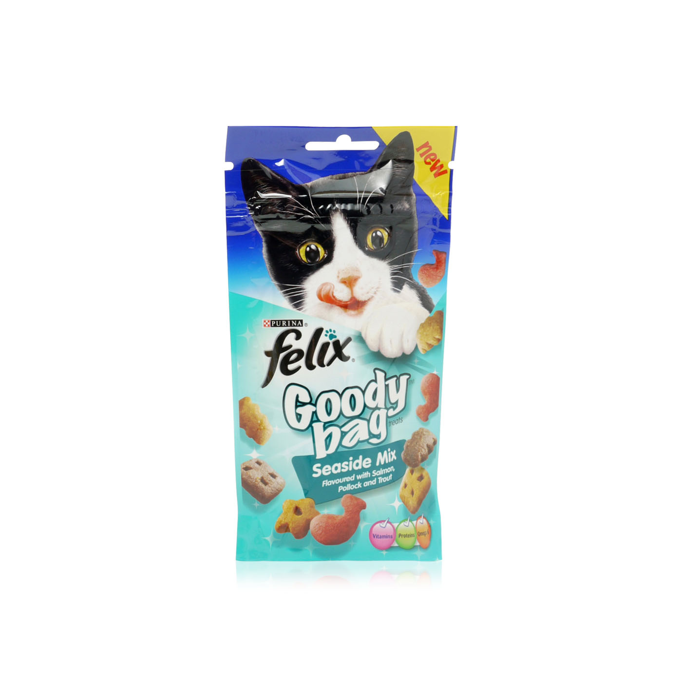 Felix Goody Bag Seaside Mix Cat Treats 60g - Spinneys UAE