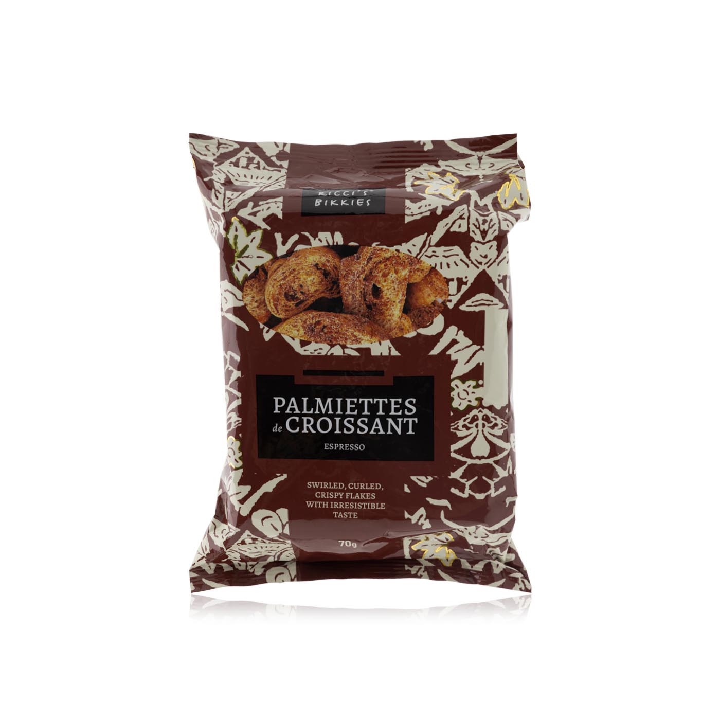 Ricci's Bikkies Palmiettes De Croissant Espresso 70g - Spinneys United ...