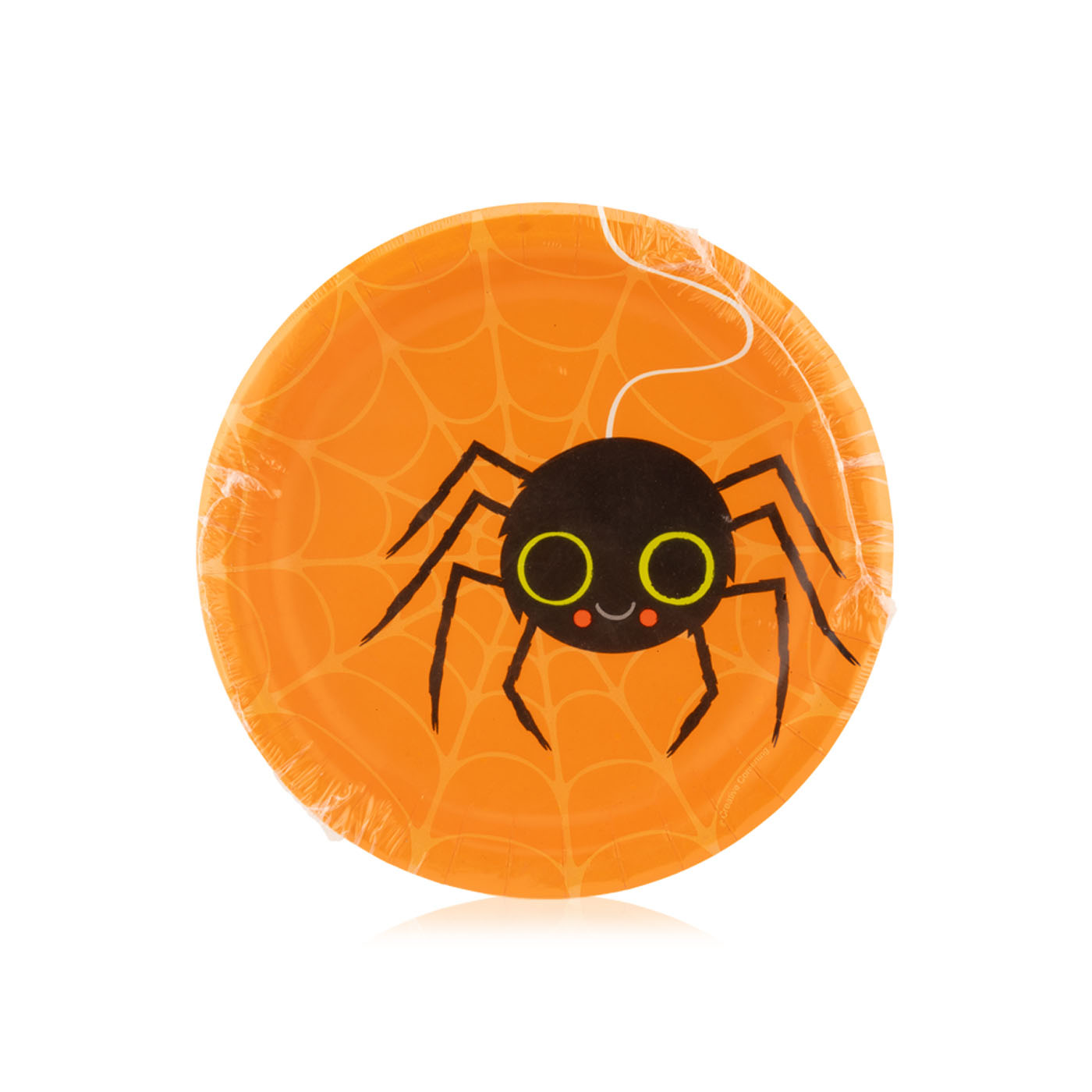 Creative Converting Halloween Spider Plates 7" x 8 - Spinneys UAE
