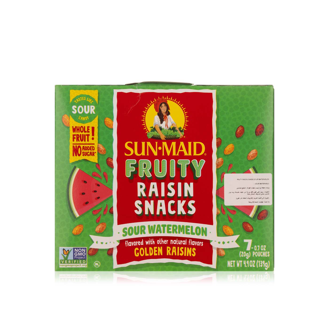 Sun Maid Sour Watermelon Raisin Snacks 7 Pack 139g - Spinneys UAE