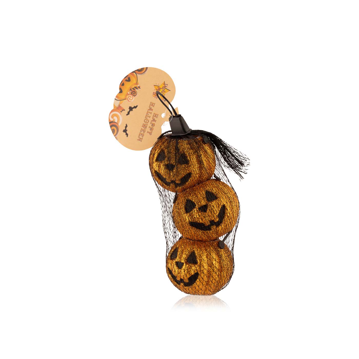 Party Magic Halloween Glittered Pumpkin Baskets 3 Pack - Spinneys ...