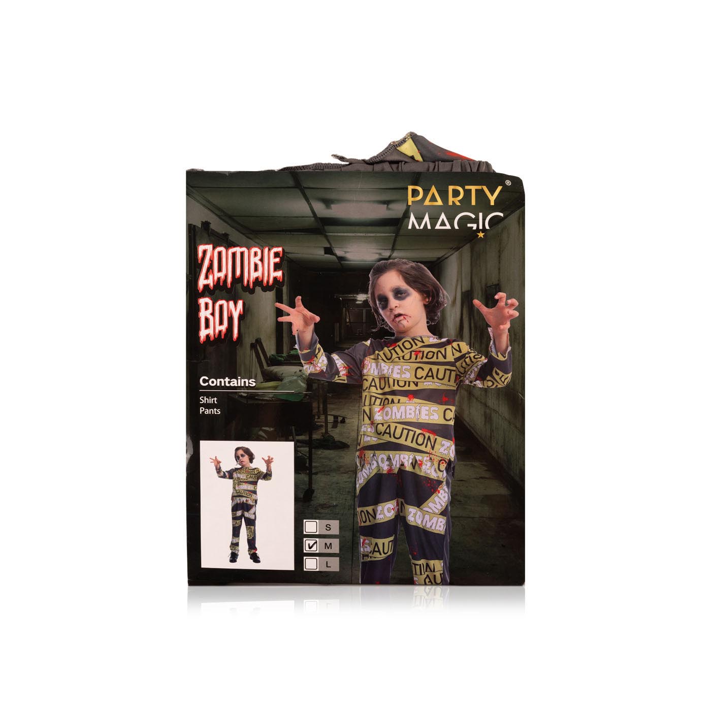Party Magic Halloween zombie boy kids costume medium - Spinneys UAE