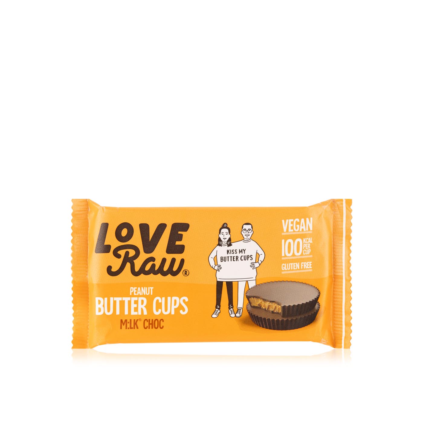 Loveraw Vegan Peanut Butter Cups Milk Chocolate 34g - Spinneys United ...