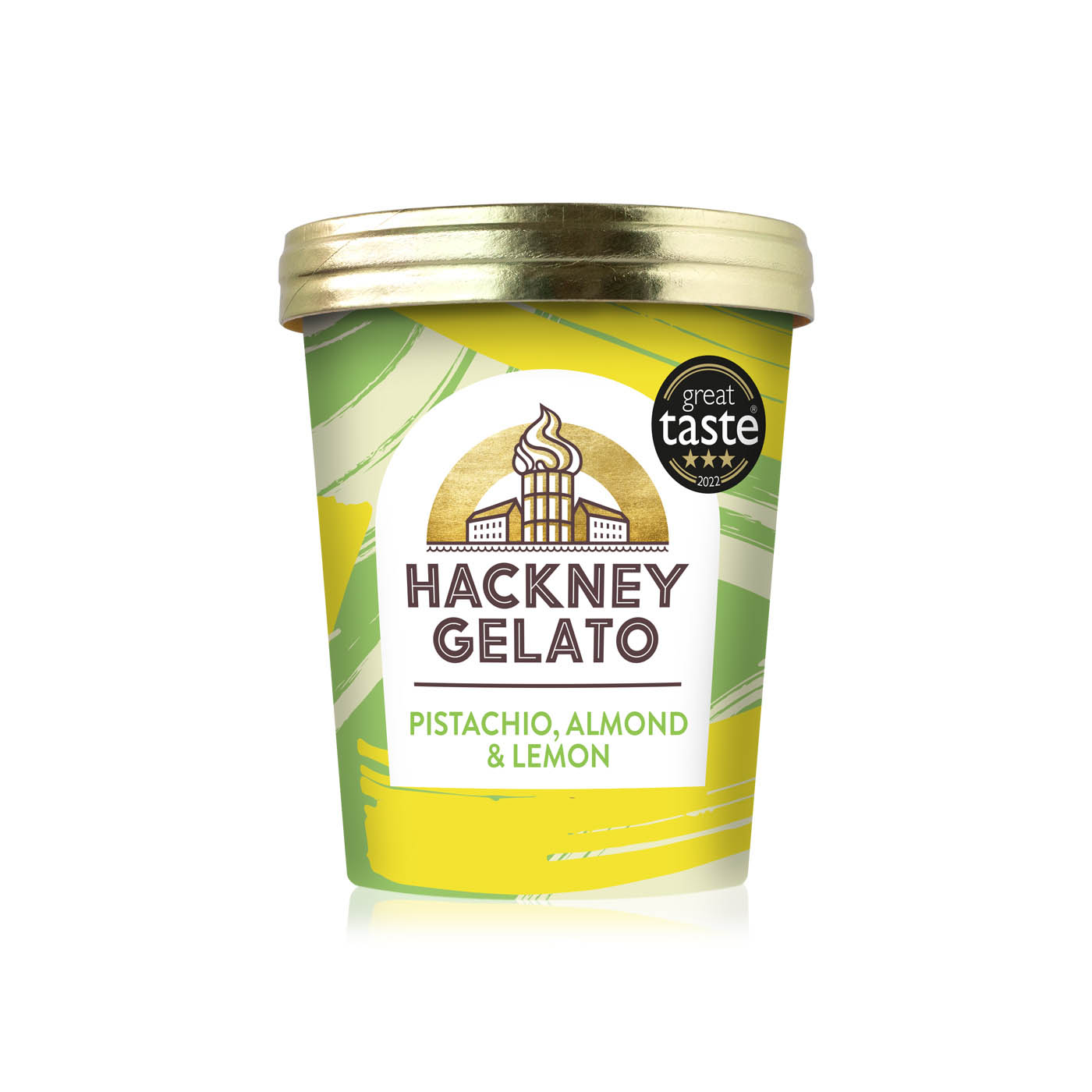 Hackney Gelato Pistachio Almond And Lemon 460Ml - Spinneys UAE