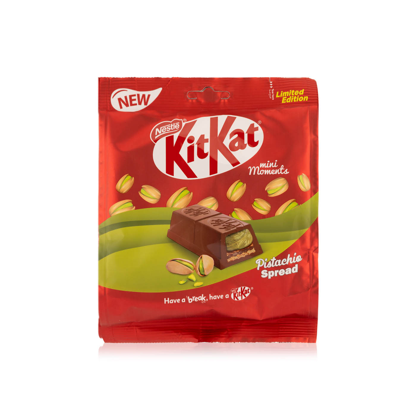 Kitkat Mini Moments Pistachio 6 Pack 100.8g - Spinneys United Arab Emirates