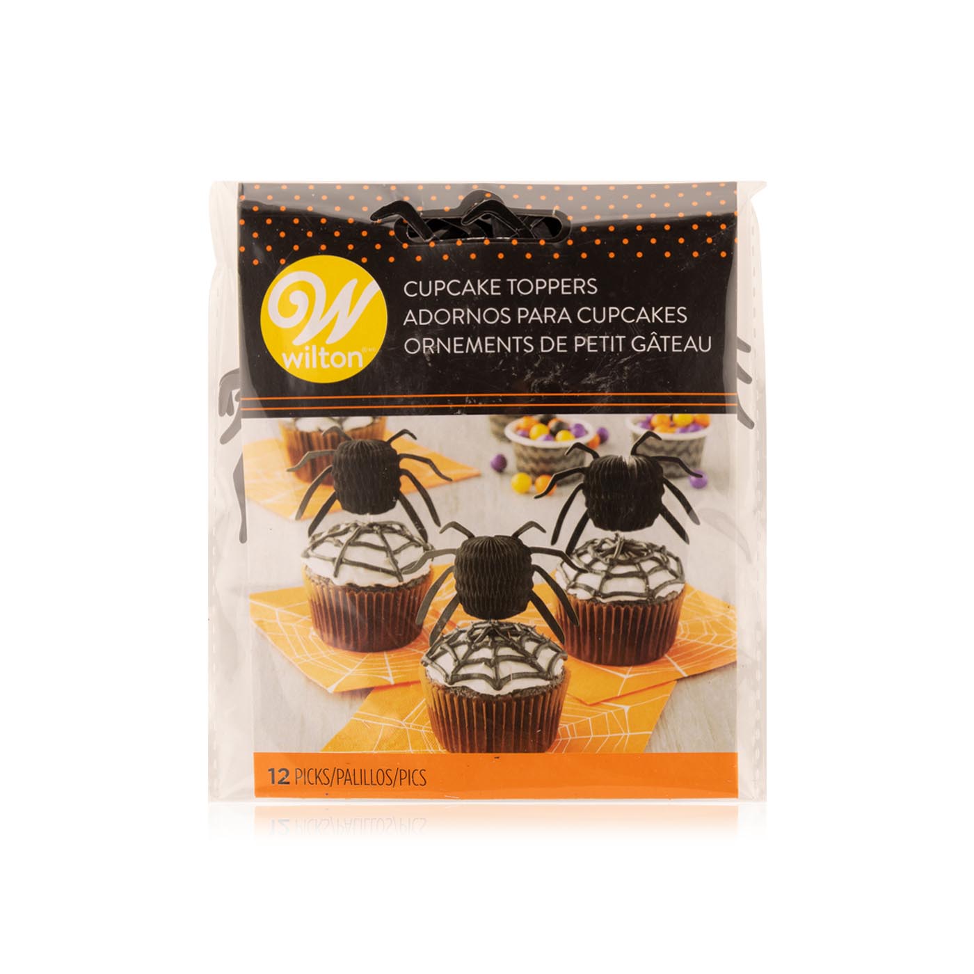 Wilton Spider Cupcake Toppings x 12 - Spinneys United Arab Emirates