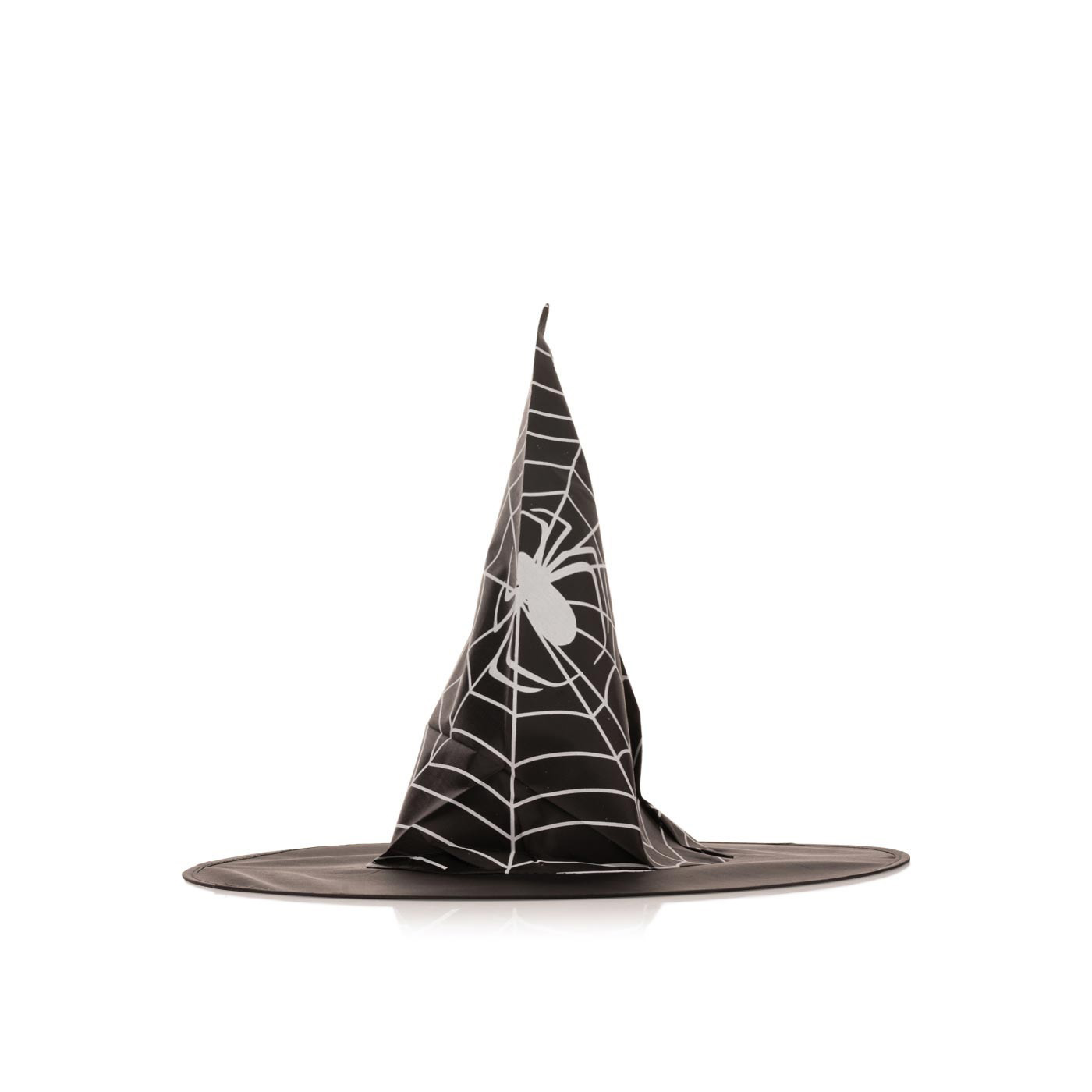 Party Magic Halloween adult witches hat with spider web - Spinneys UAE