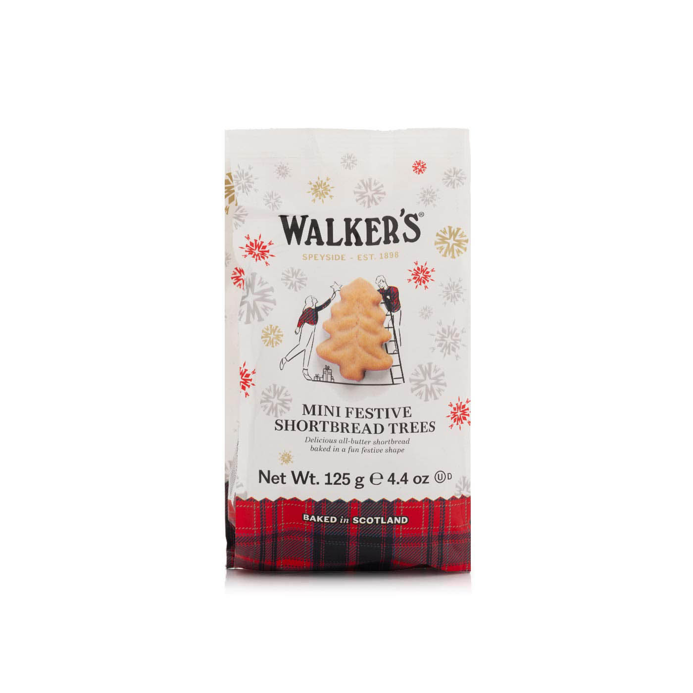 Walker's Mini Festive Shortbread Trees 125g - Spinneys UAE