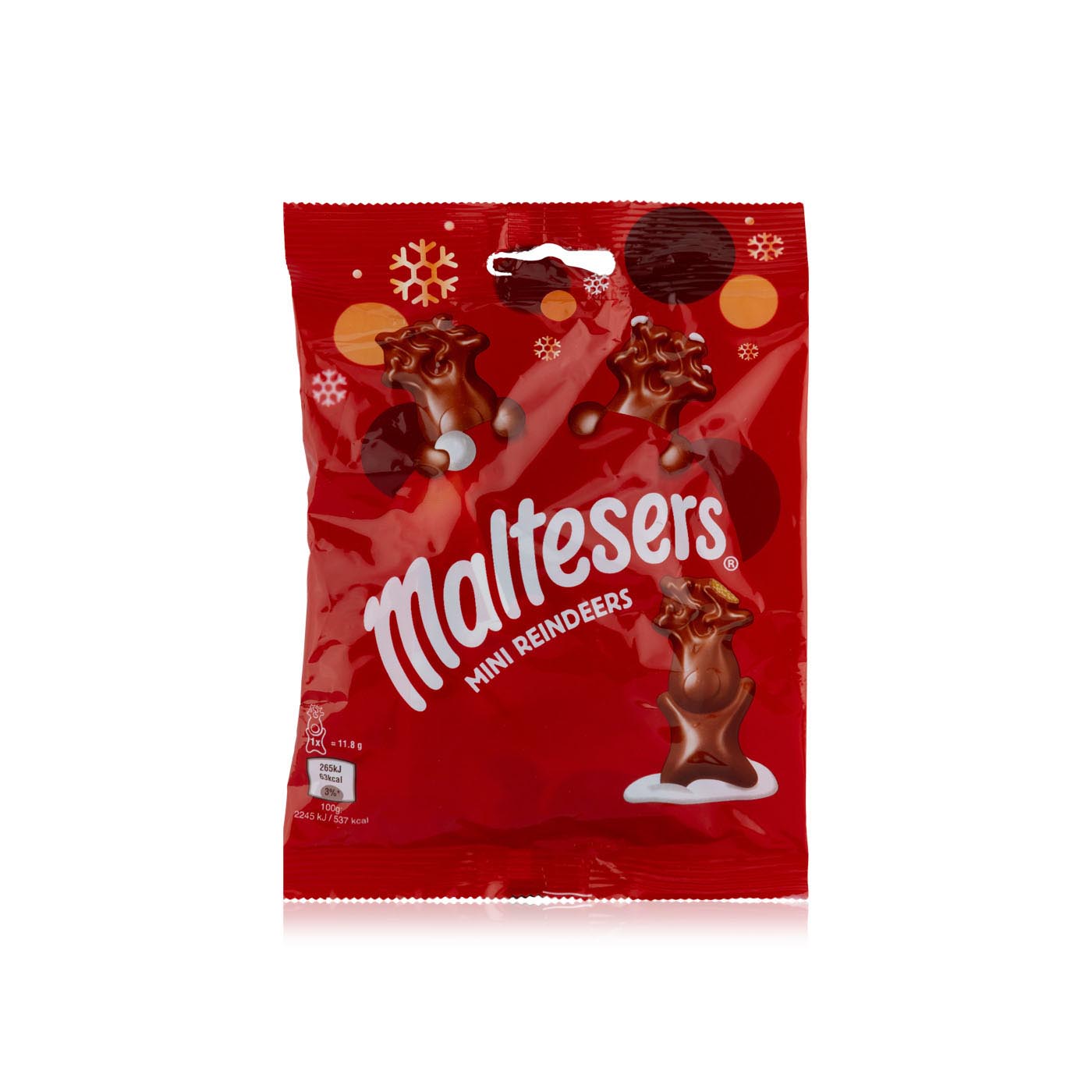 Maltesers Reindeer Chocolate Christmas Mini Treats Bag 59g - Spinneys ...